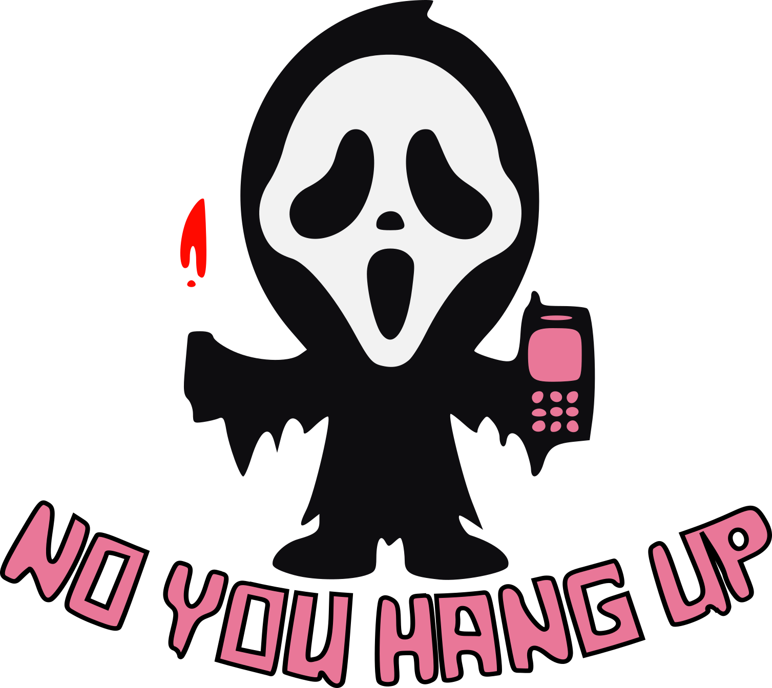 Scream Ghostface Horror Logo PNG, SVG, AI Vector – Free Download