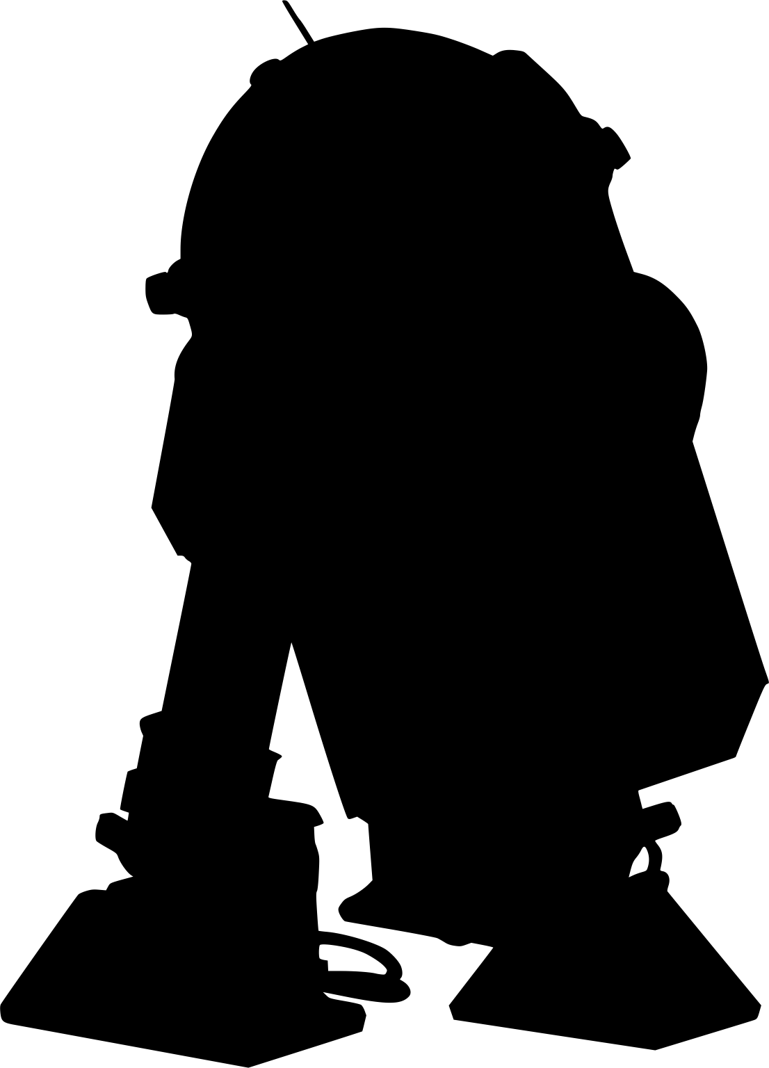 Starwars R2-D2 droid Template Logo PNG, SVG, AI Vector – Free Download