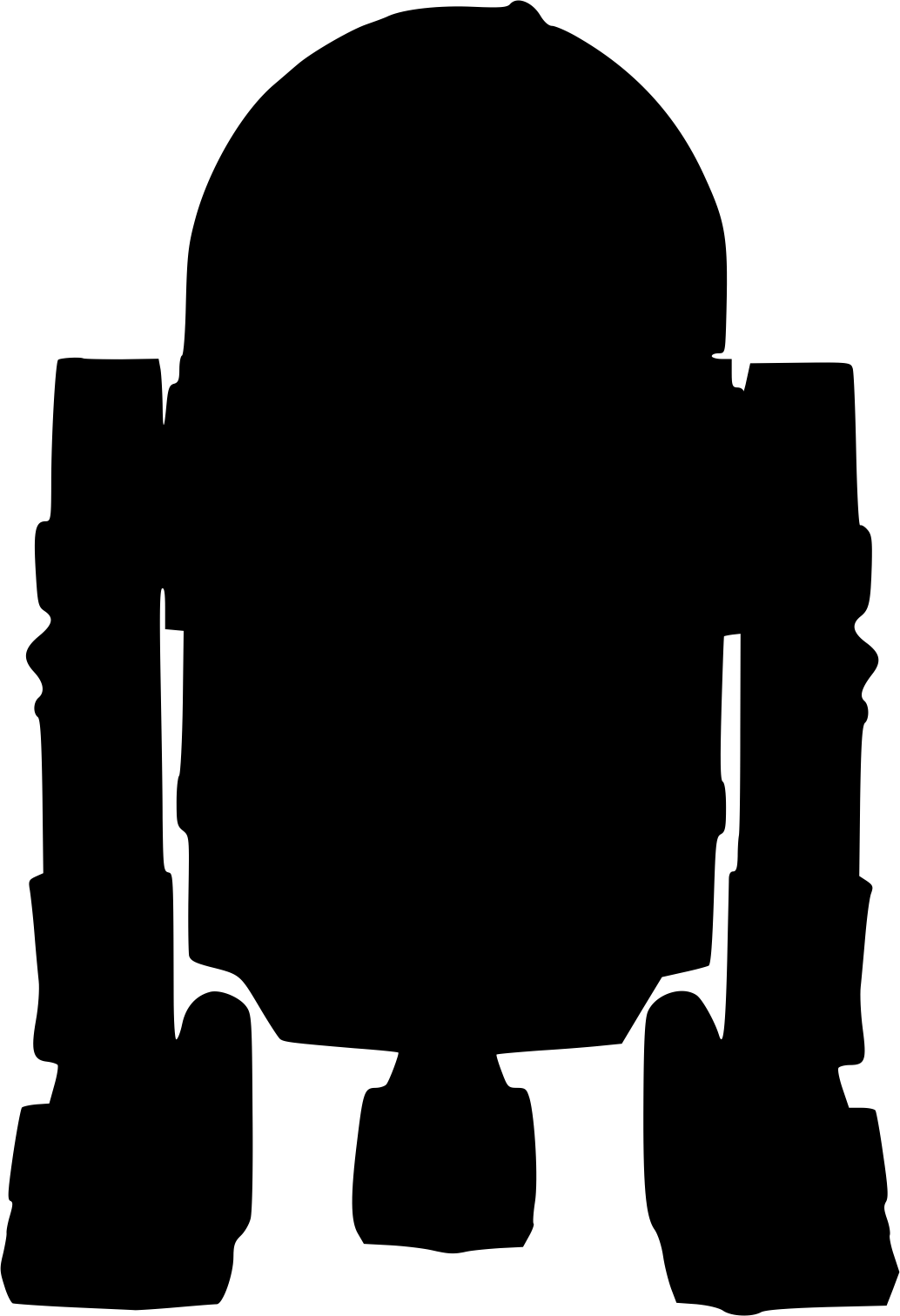 Starwars R2-D2 droid Template 3 Logo PNG, SVG, AI Vector – Free Download