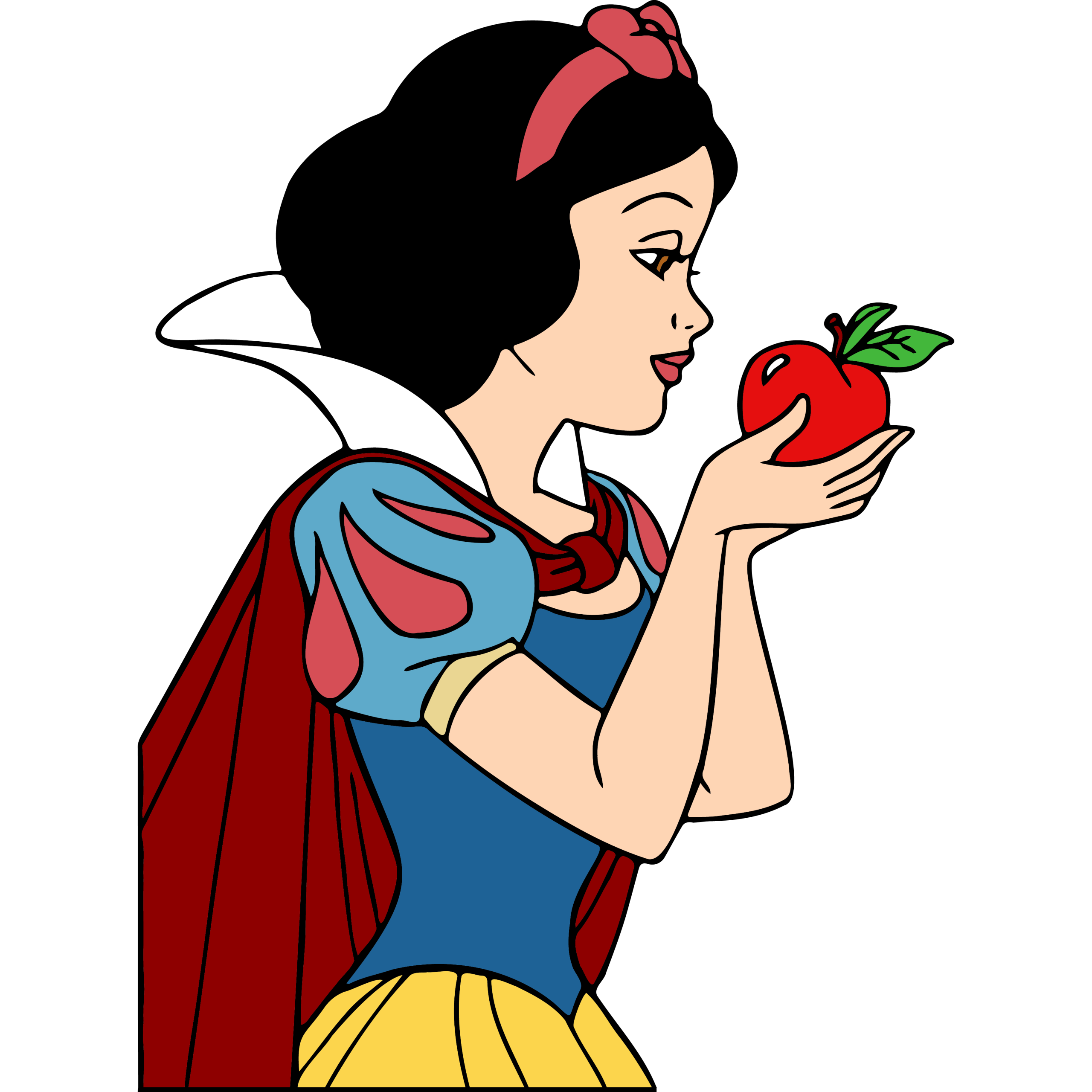 Snow White With Apple 2 Logo PNG, SVG, AI Vector – Free Download