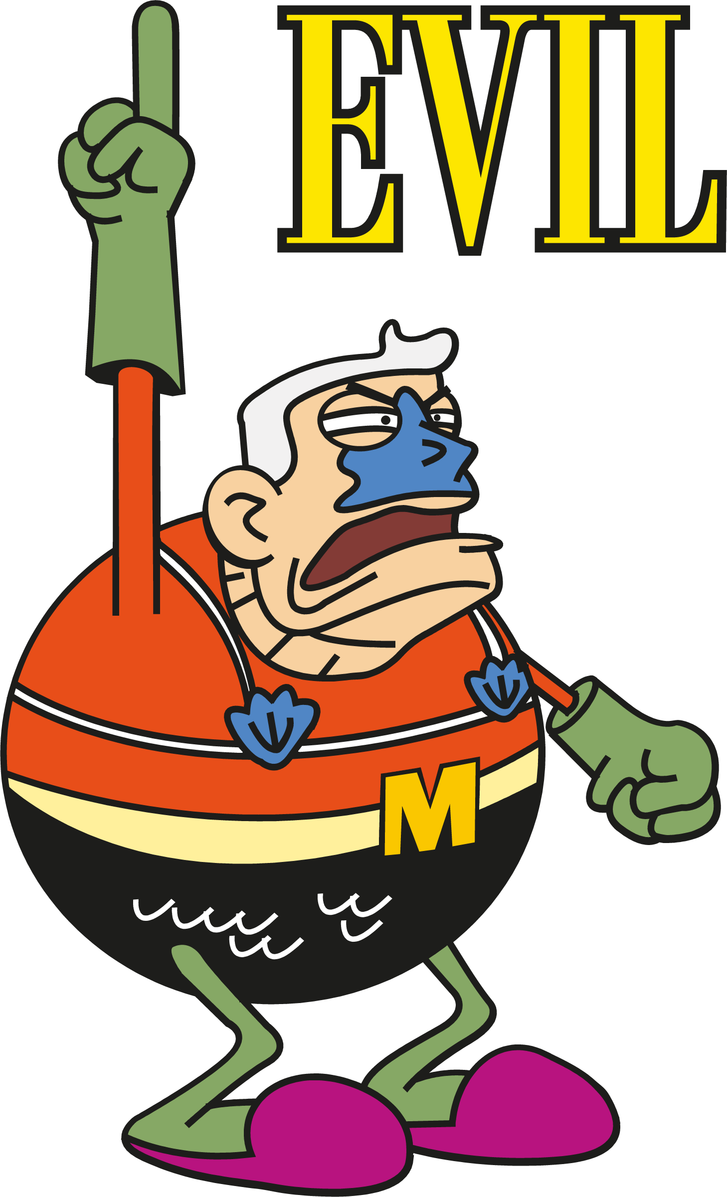 Spongebob Mermaid Man Evil Logo PNG, SVG, AI Vector – Free Download
