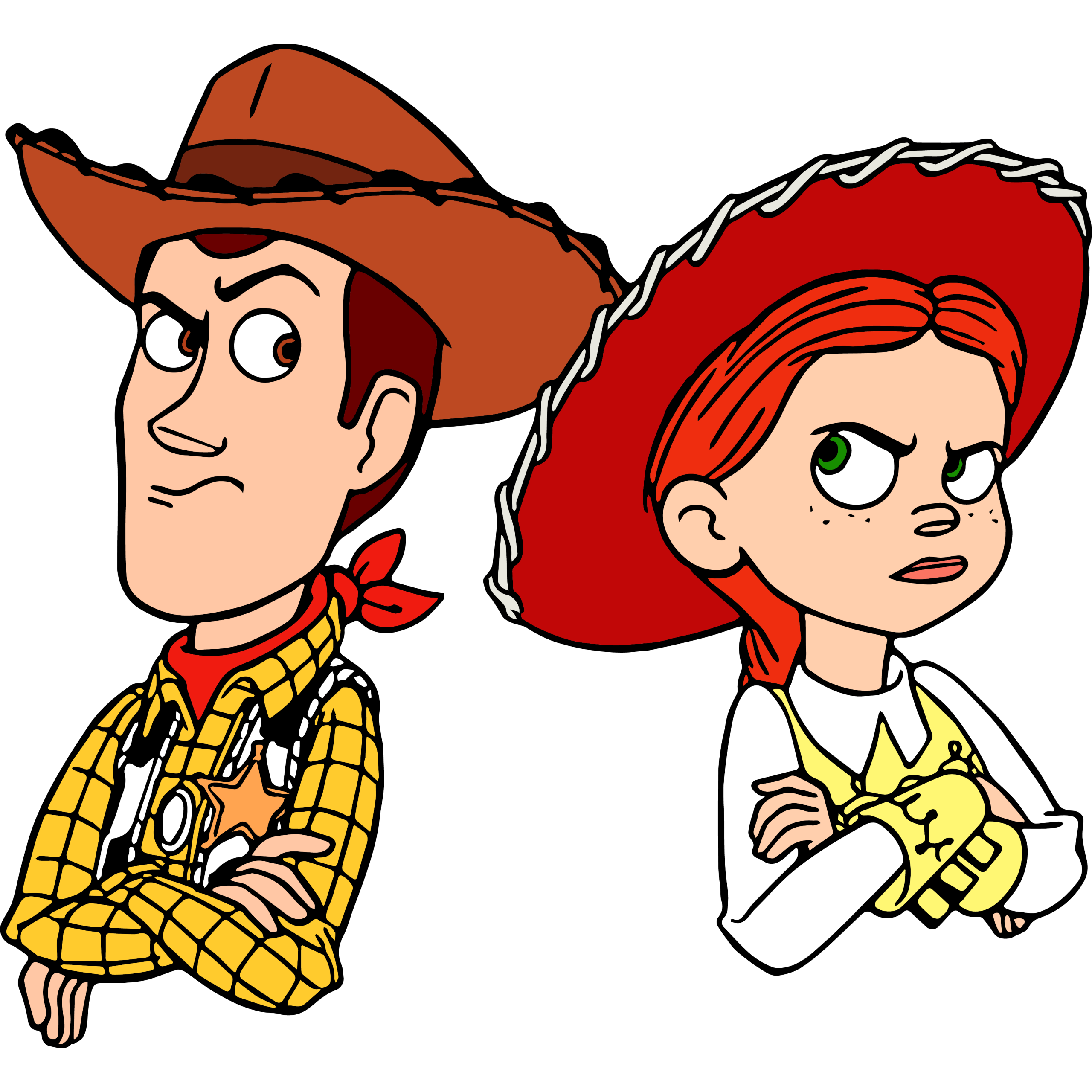 Toy Story Woody and Jessie Logo PNG, SVG, AI Vector – Free Download