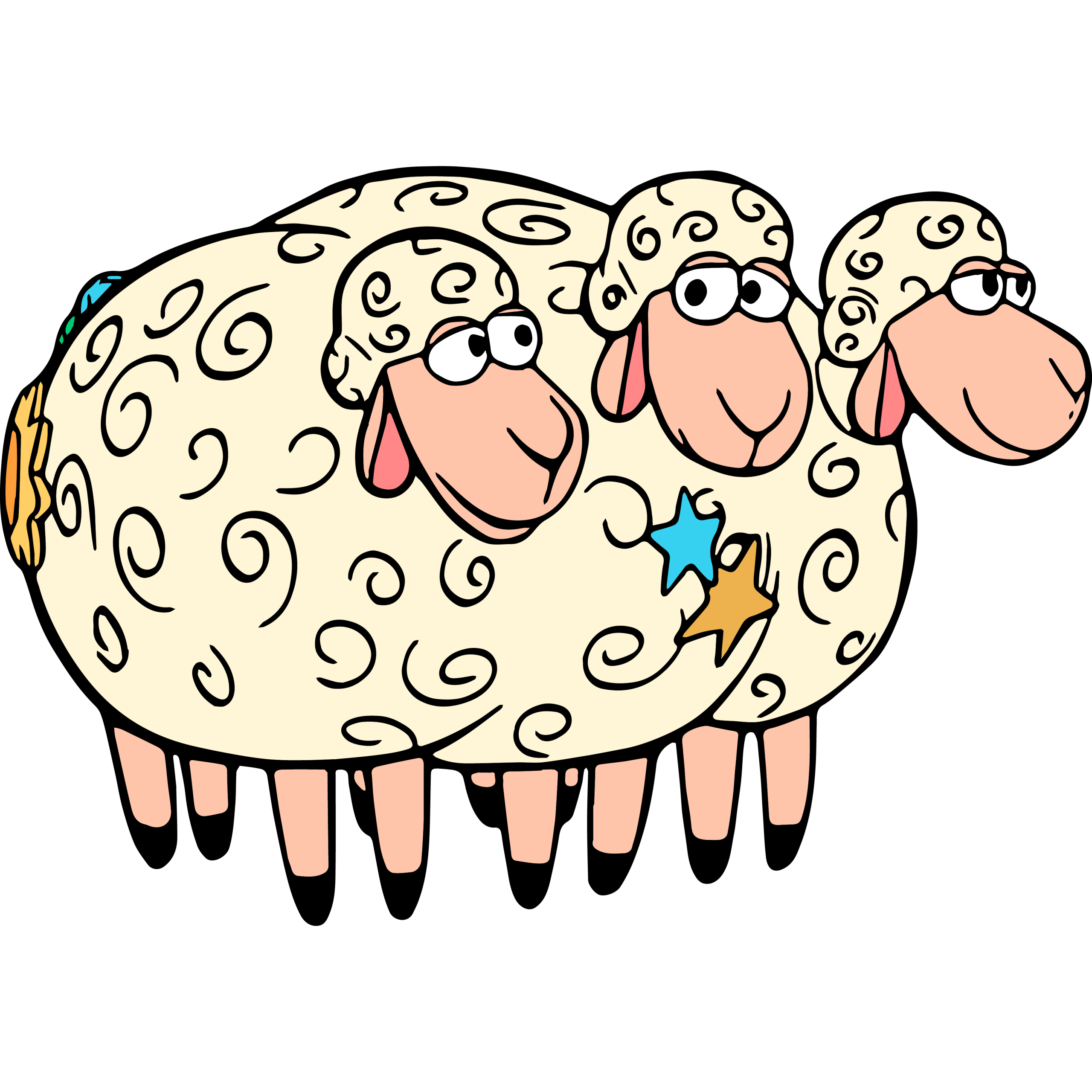 Toy Story Three Sheep Logo PNG, SVG, AI Vector – Free Download
