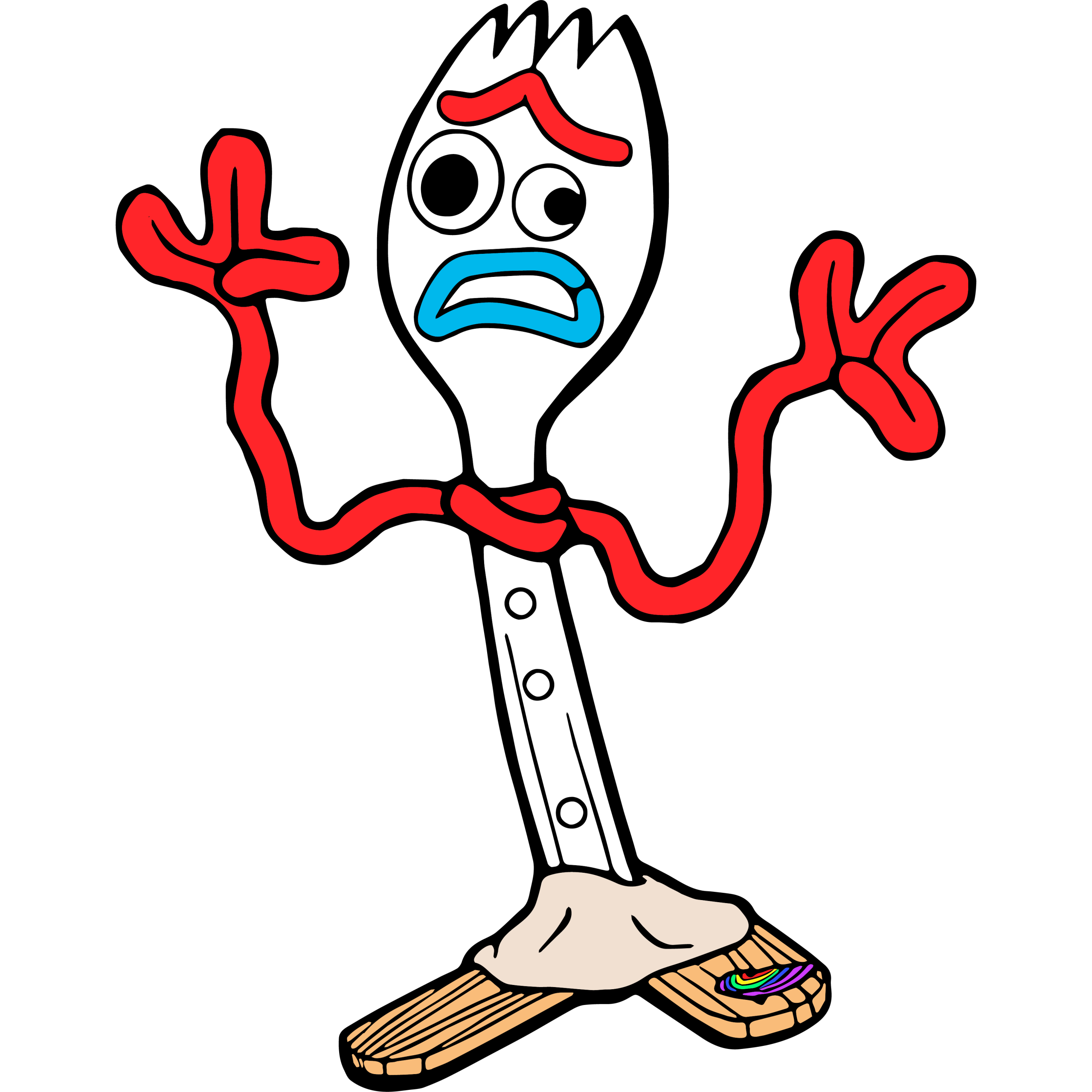 Toy Story Forky Logo PNG, SVG, AI Vector – Free Download