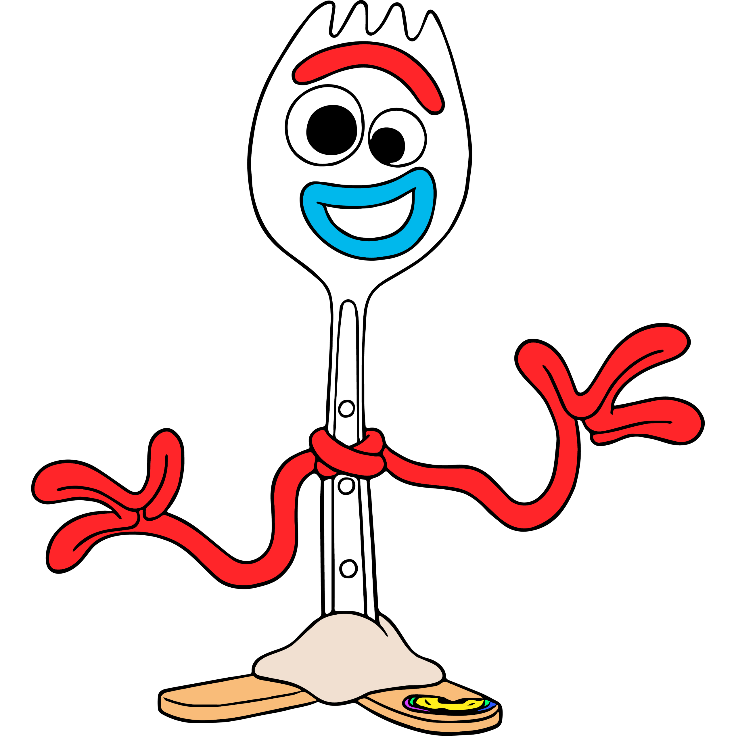Toy Story Forky 2 Logo PNG, SVG, AI Vector – Free Download