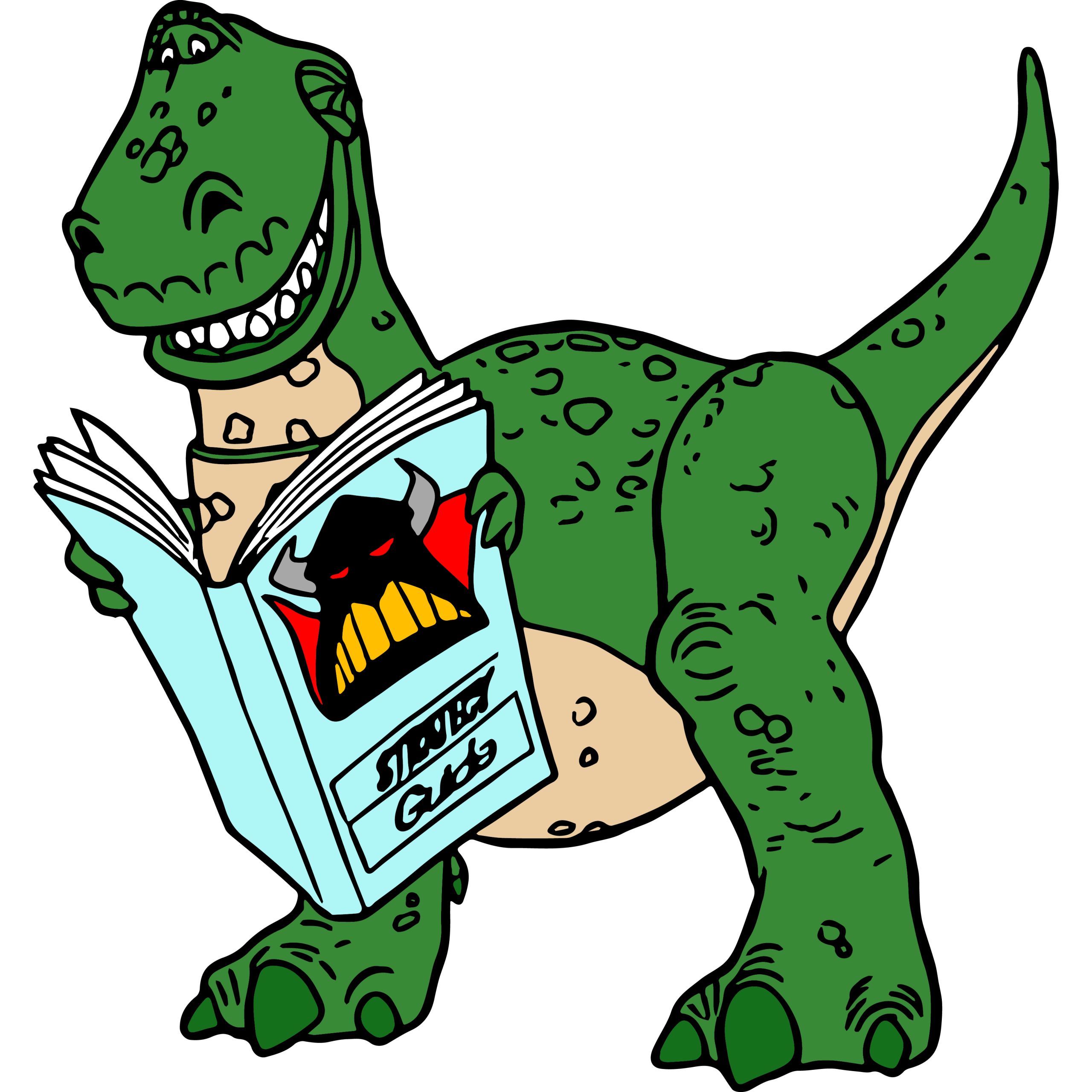 Toy Story Rex Reading Book Logo PNG, SVG, AI Vector – Free Download