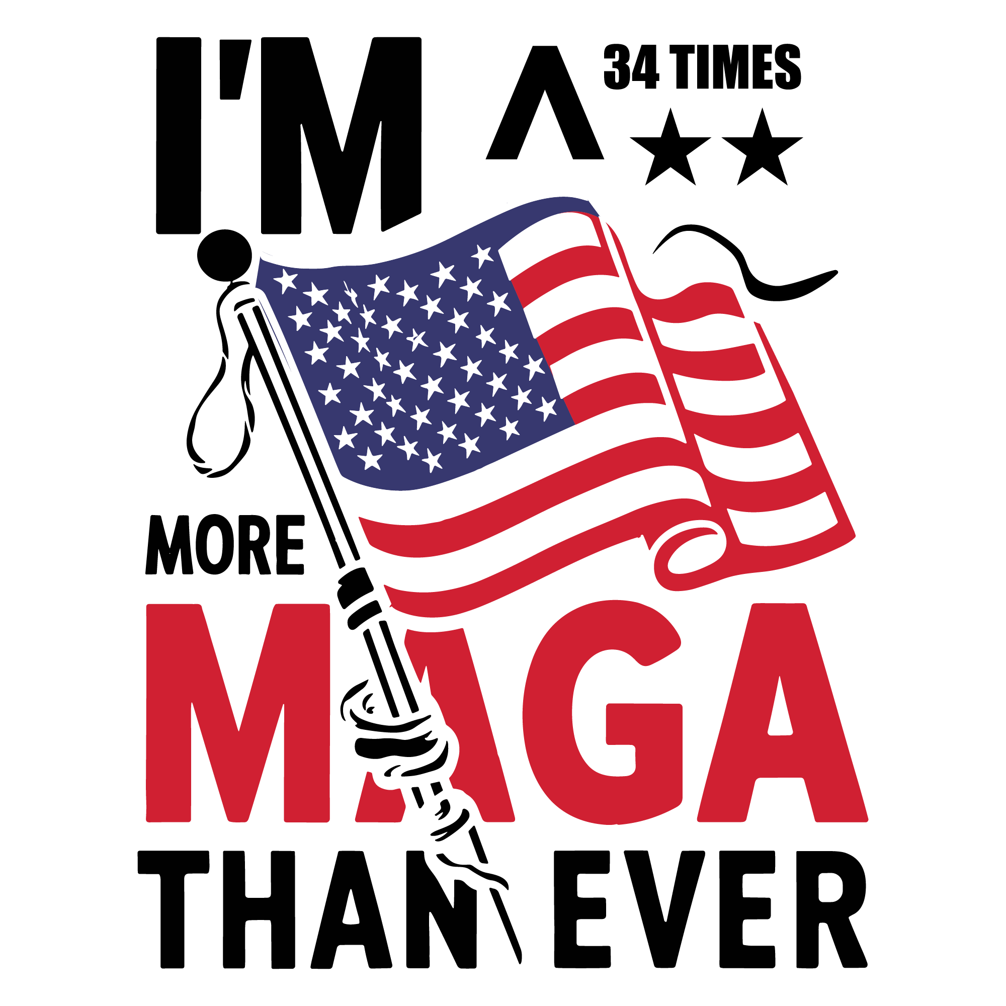 I m a More Maga Than Ever Template Logo PNG (Transparent) SVG AI – Free ...