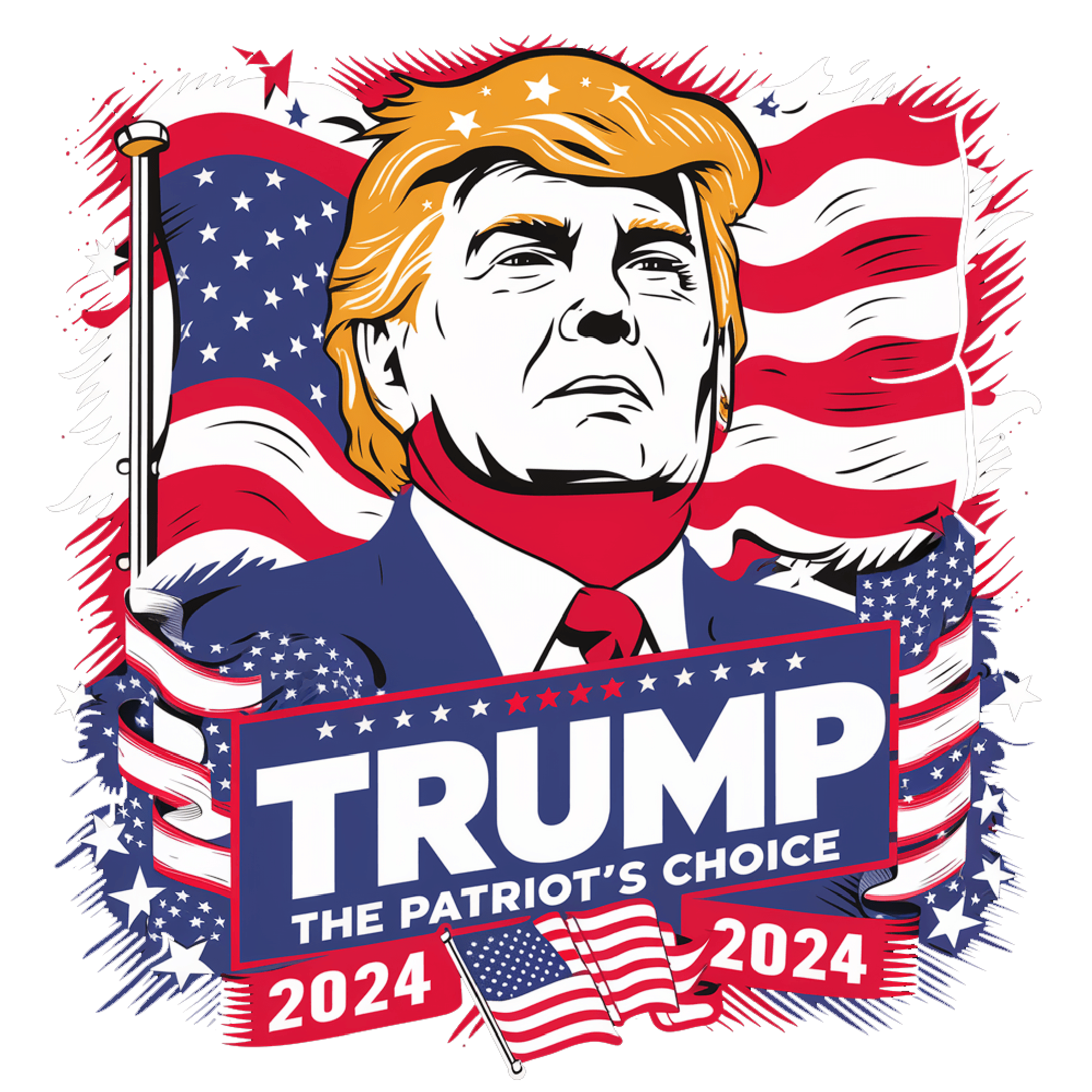Trump Template Logo PNG (Transparent) SVG AI – Free Download