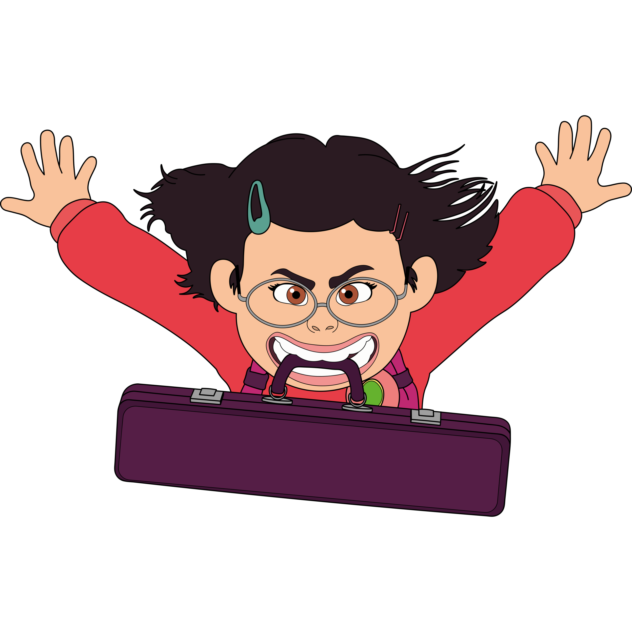 Turning Red Mei Lee Picking Bag Logo PNG, SVG, AI Vector – Free Download