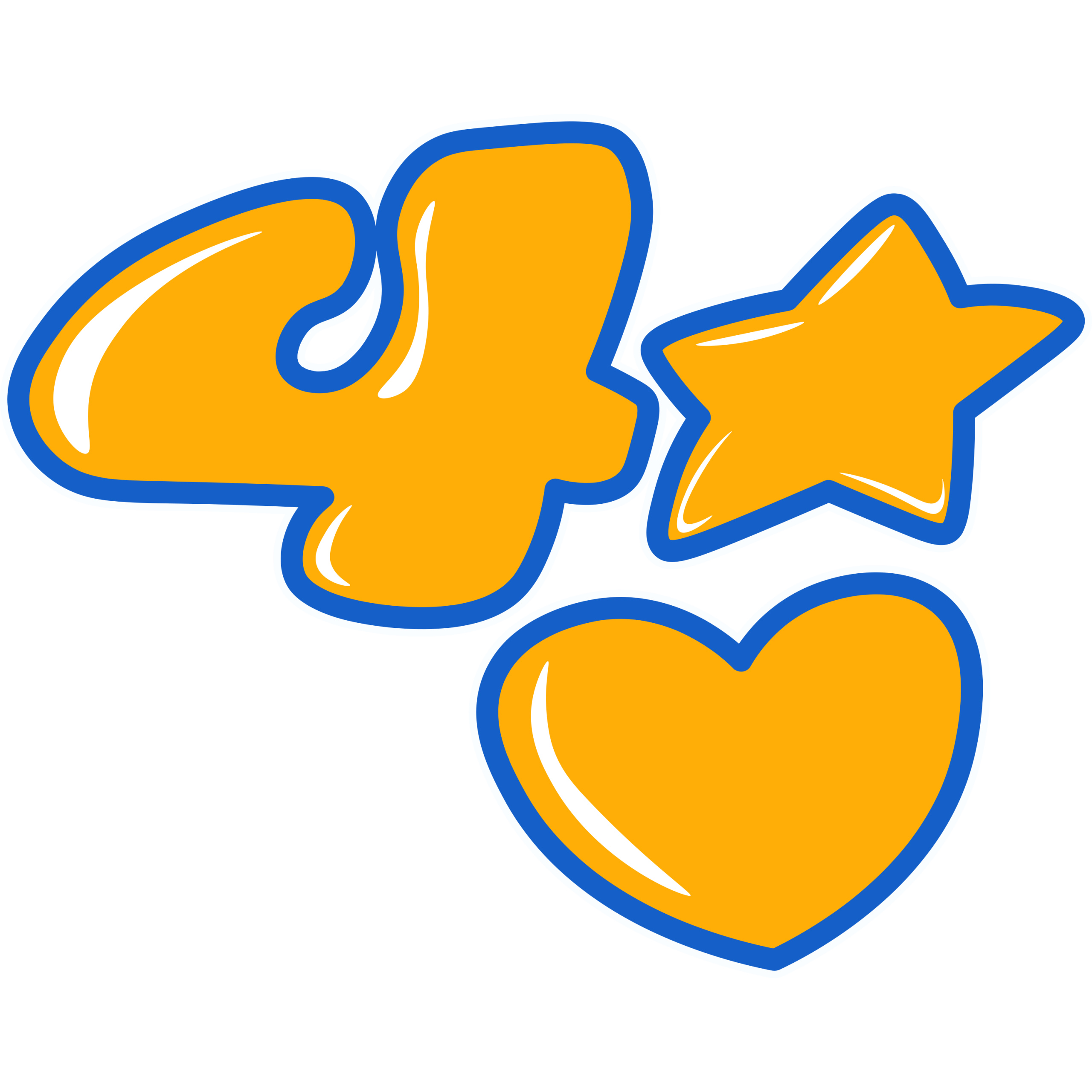 Turning Red 4 Star Heart Logo PNG, SVG, AI Vector – Free Download