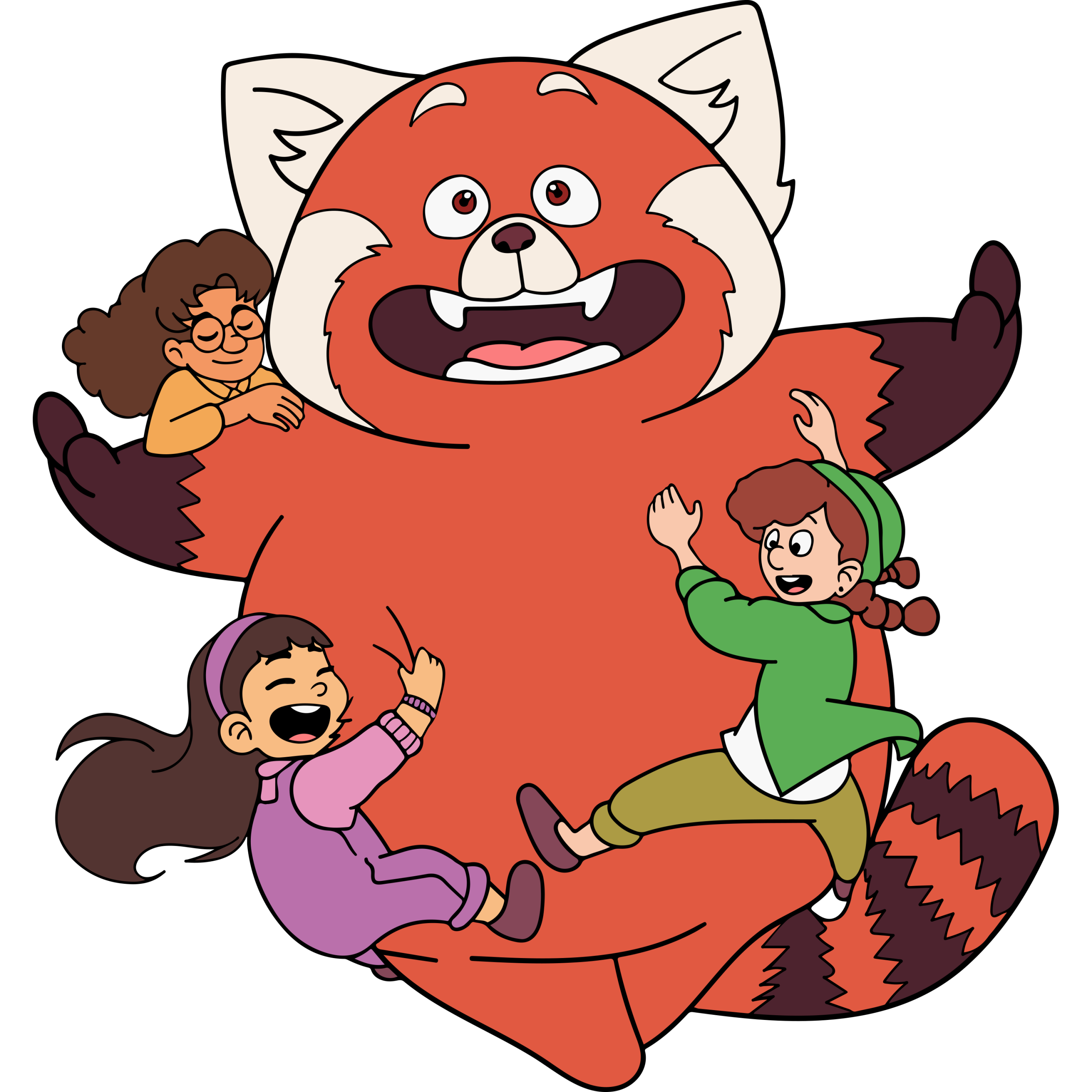 Turning Red Miriam Mendelsohn and Abby Logo PNG, SVG, AI Vector – Free ...