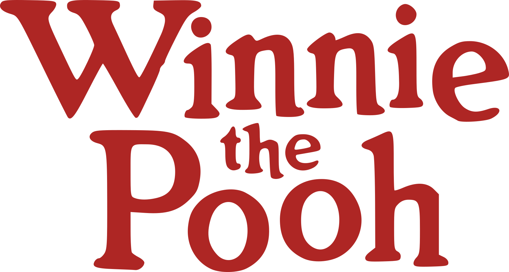 Winnie The Pooh Logo PNG, SVG, AI Vector – Free Download