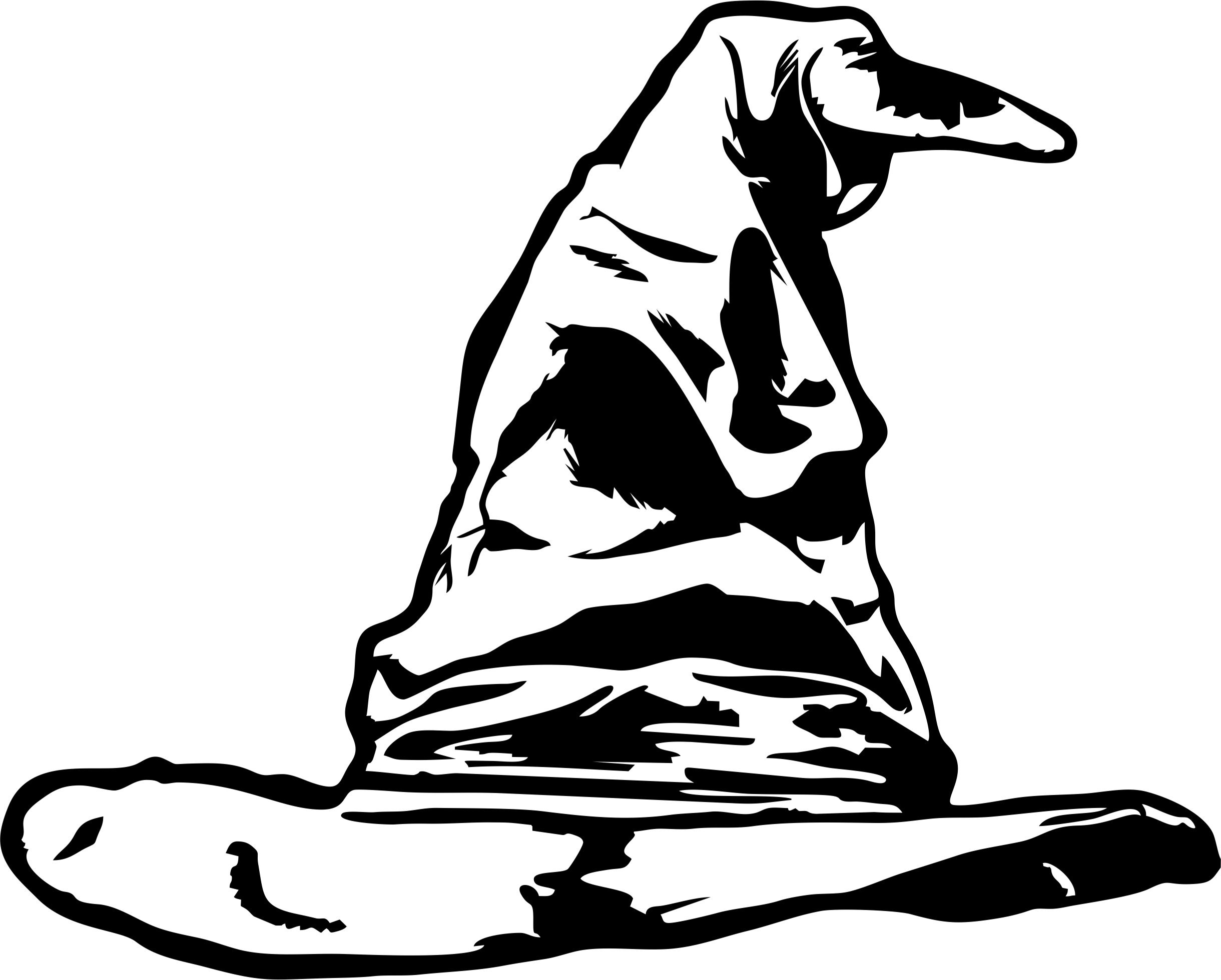 Harry Potter Wizard Hat Template Logo PNG, SVG, AI Vector – Free Download