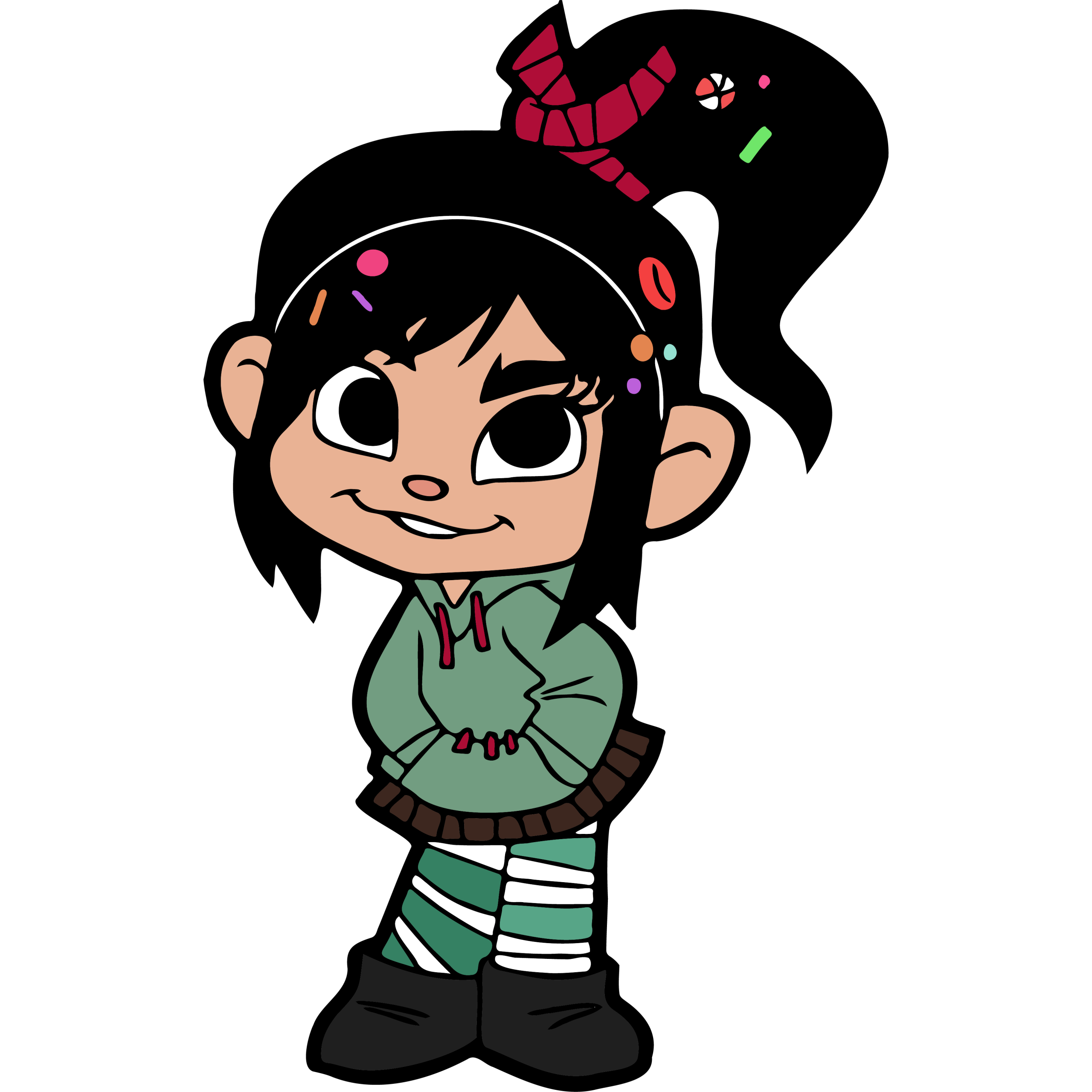 Wreck it Ralph Vanellope von Schweetz 3 Logo PNG, SVG, AI Vector – Free ...