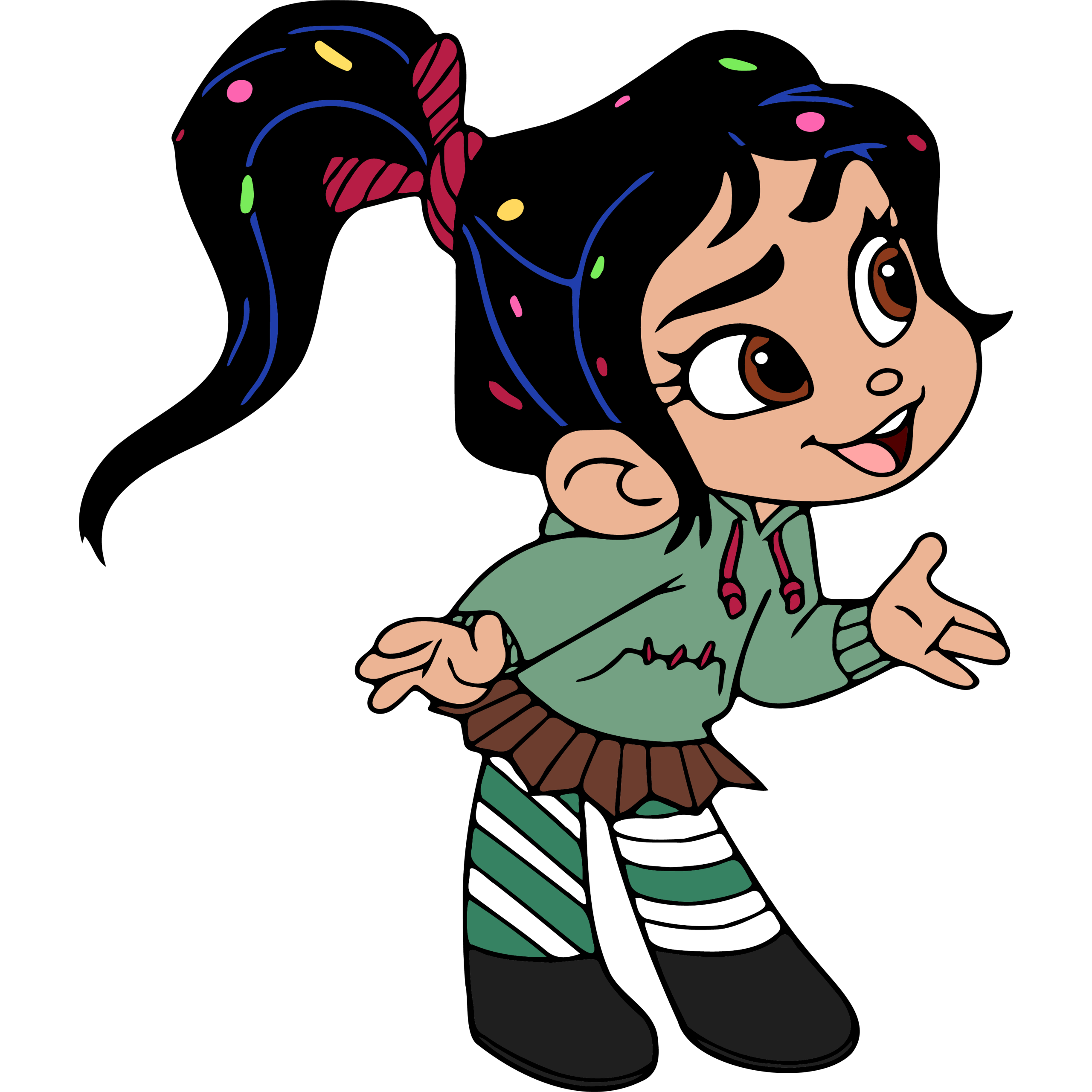 Wreck it Ralph Vanellope von Schweetz 6 Logo PNG, SVG, AI Vector – Free ...