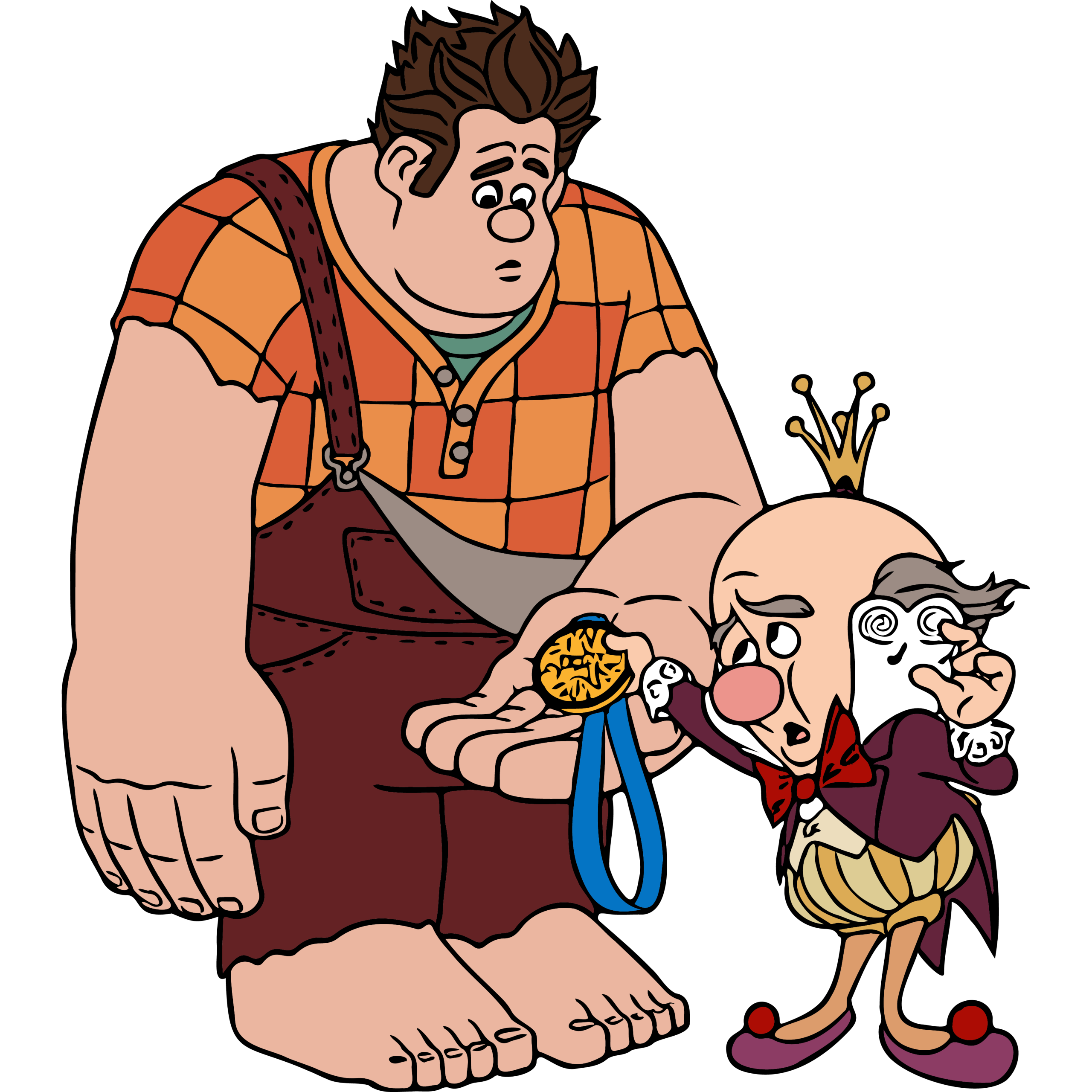 Wreck it Ralph Ralph With Candy King Logo PNG, SVG, AI Vector – Free ...