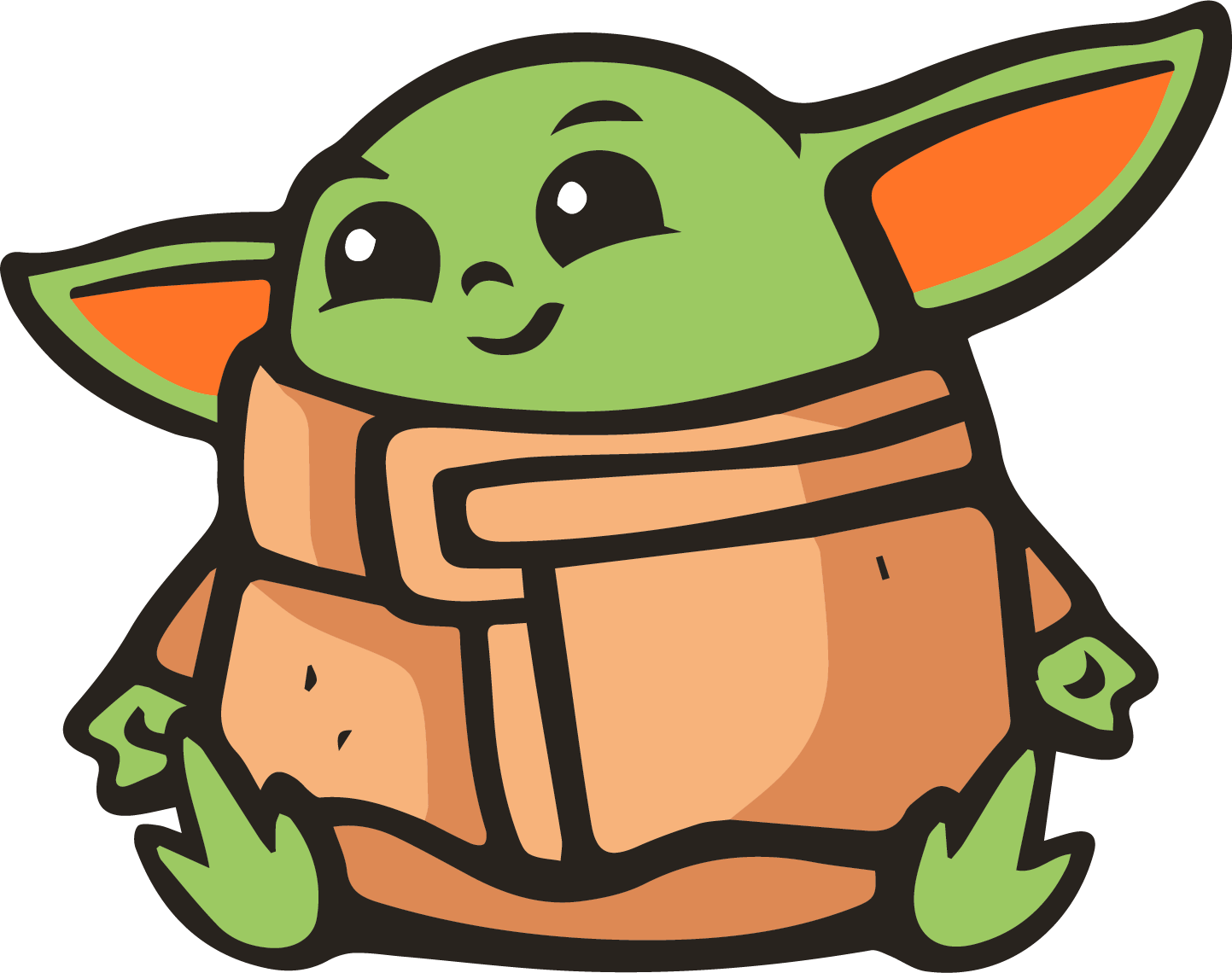 Starwars Baby Yoda 28 Logo PNG, SVG, AI Vector – Free Download