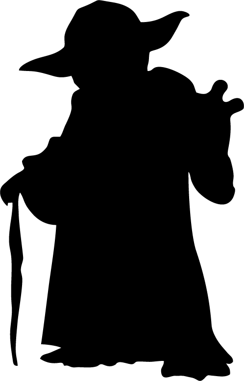 Starwar Yoda Silhouette 4 Logo PNG, SVG, AI Vector – Free Download