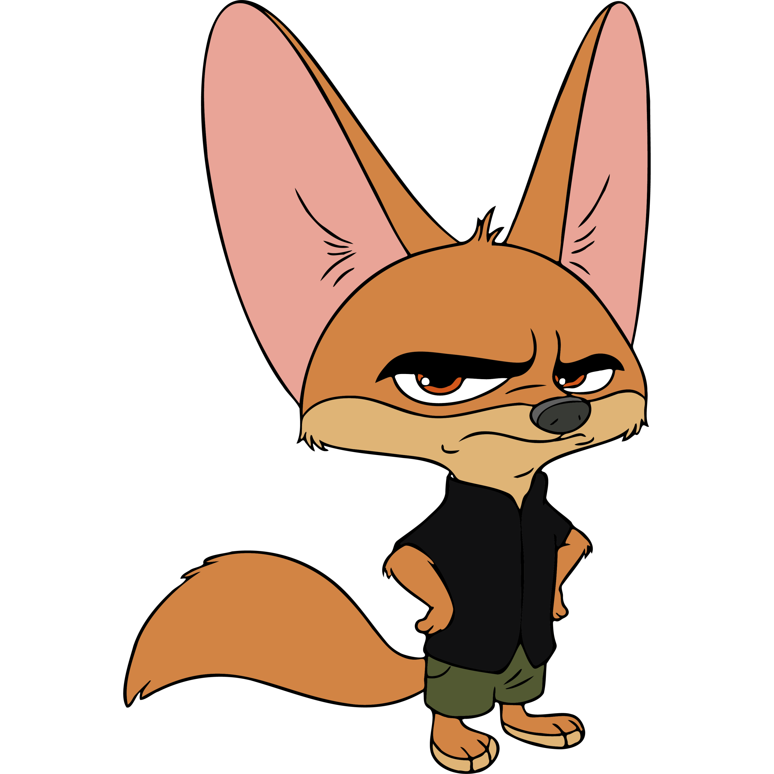 Zootopia Finnick Logo PNG, SVG, AI Vector – Free Download