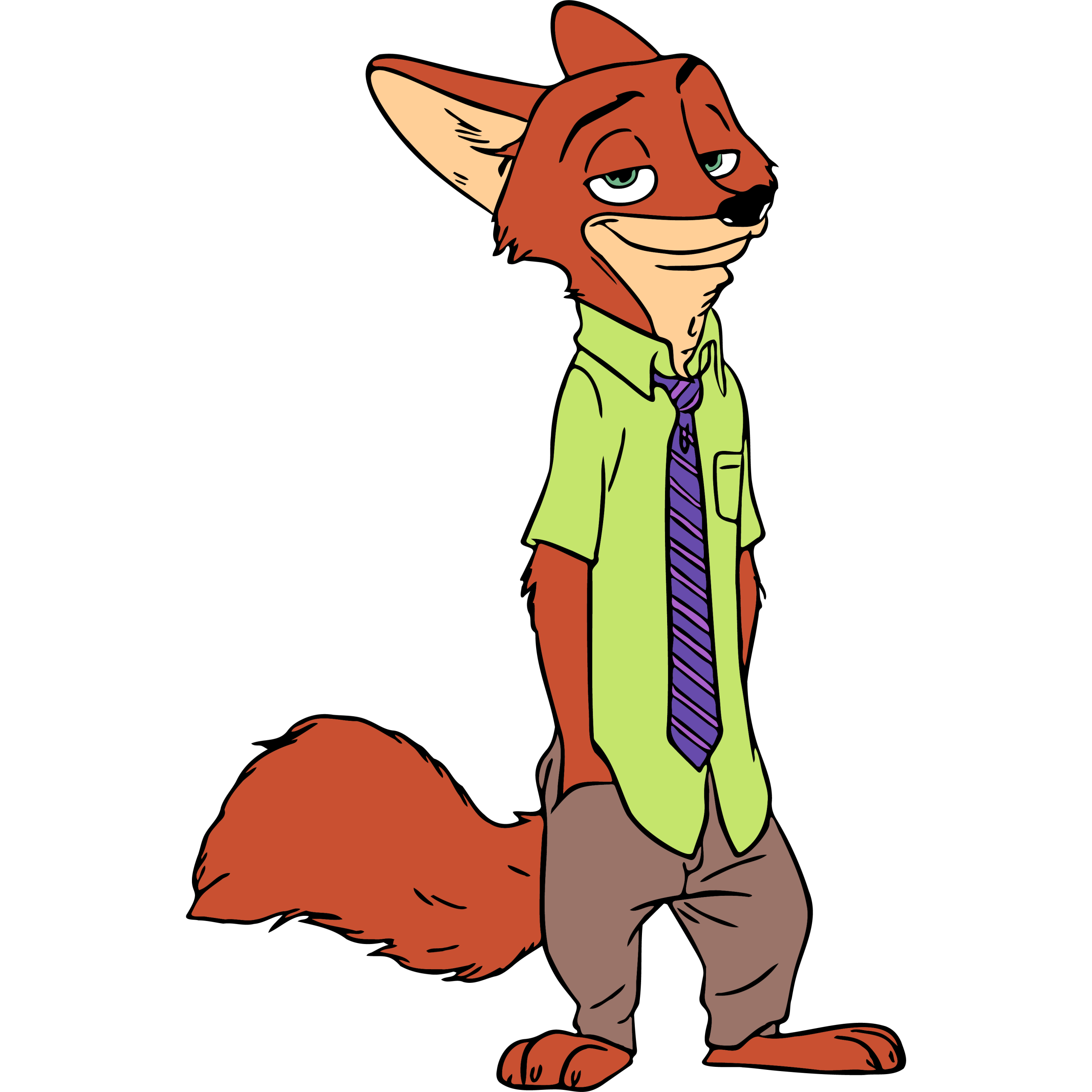 Zootopia Nick Wilde 4 Logo PNG, SVG, AI Vector – Free Download