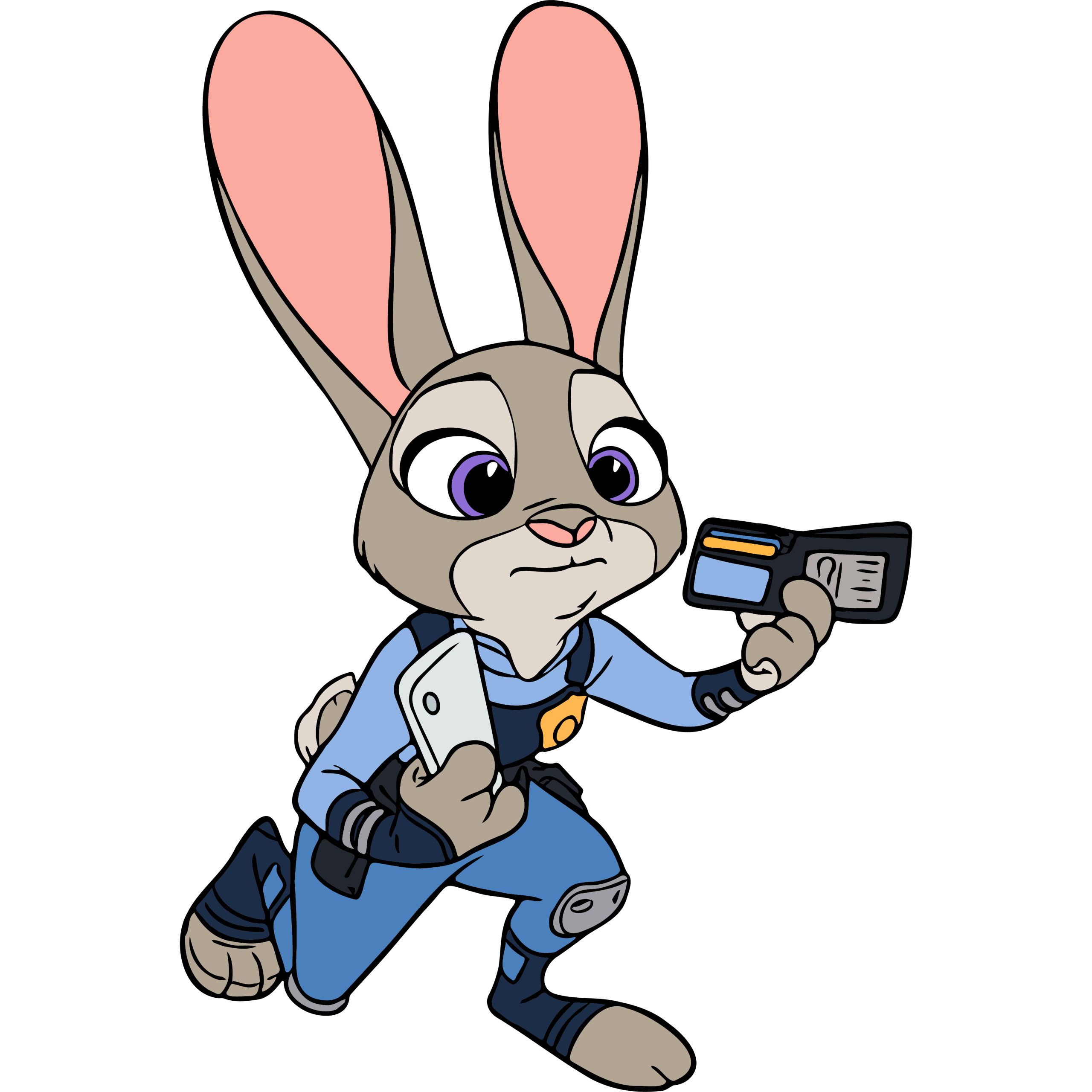 Zootopia Judy Hopps Officer 5 Logo PNG, SVG, AI Vector – Free Download