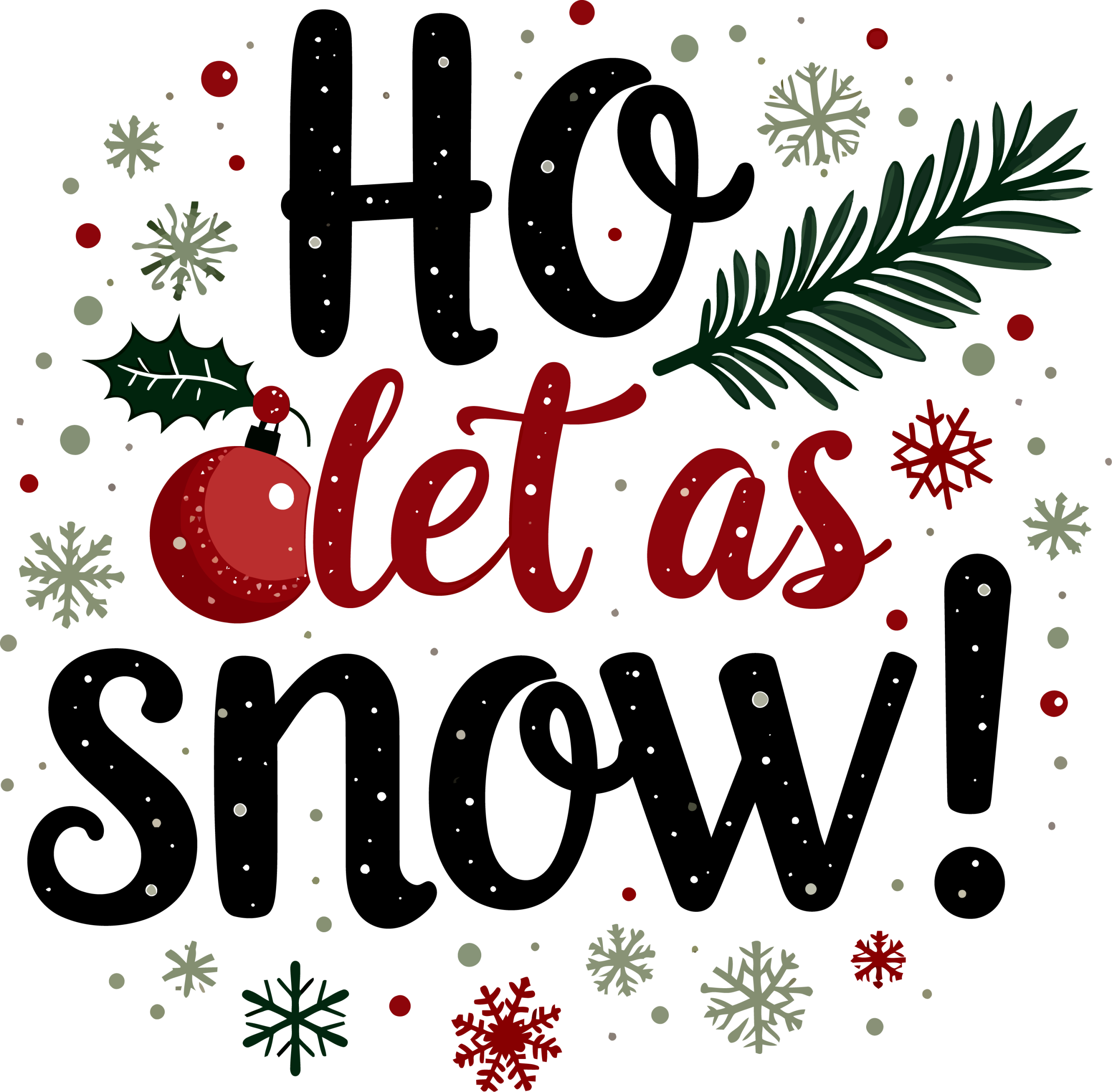 Ho Let as Snow Template Logo PNG, SVG, AI Vector – Free Download