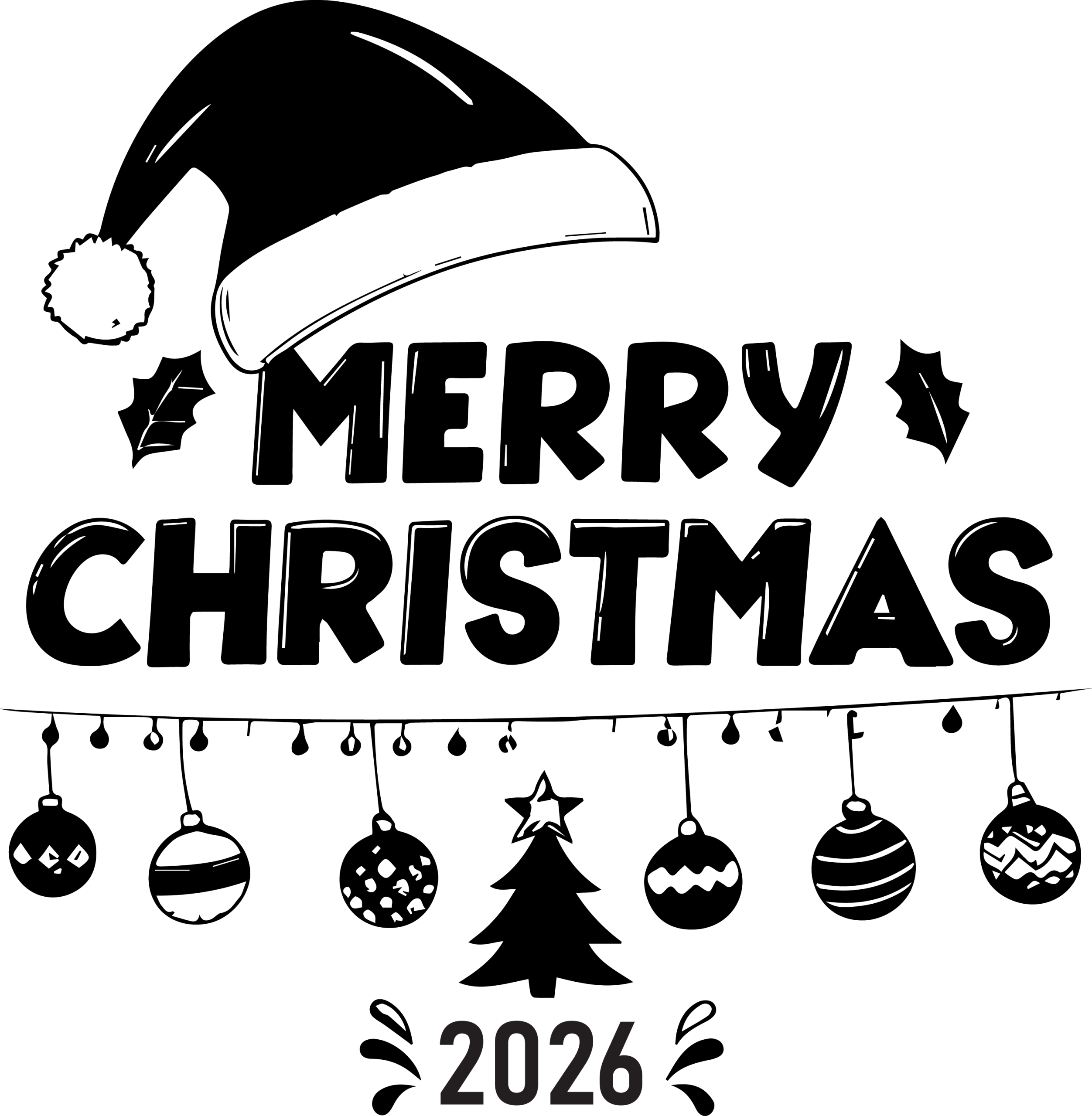 Merry Christmas Template 32 Logo PNG (Transparent) SVG AI – Free Download