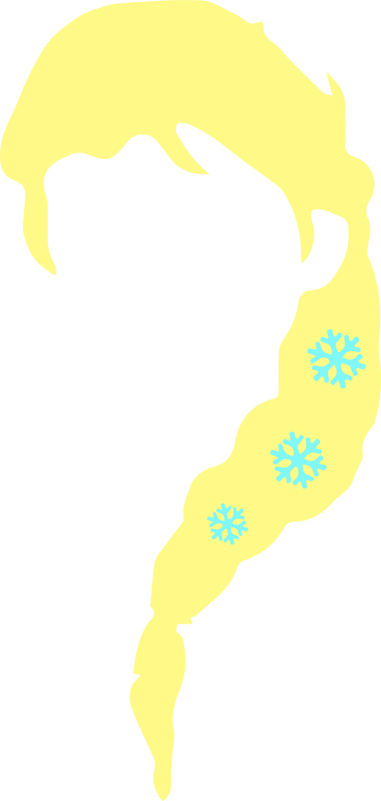 Frozen Elsa Hair Logo PNG, SVG, AI Vector – Free Download