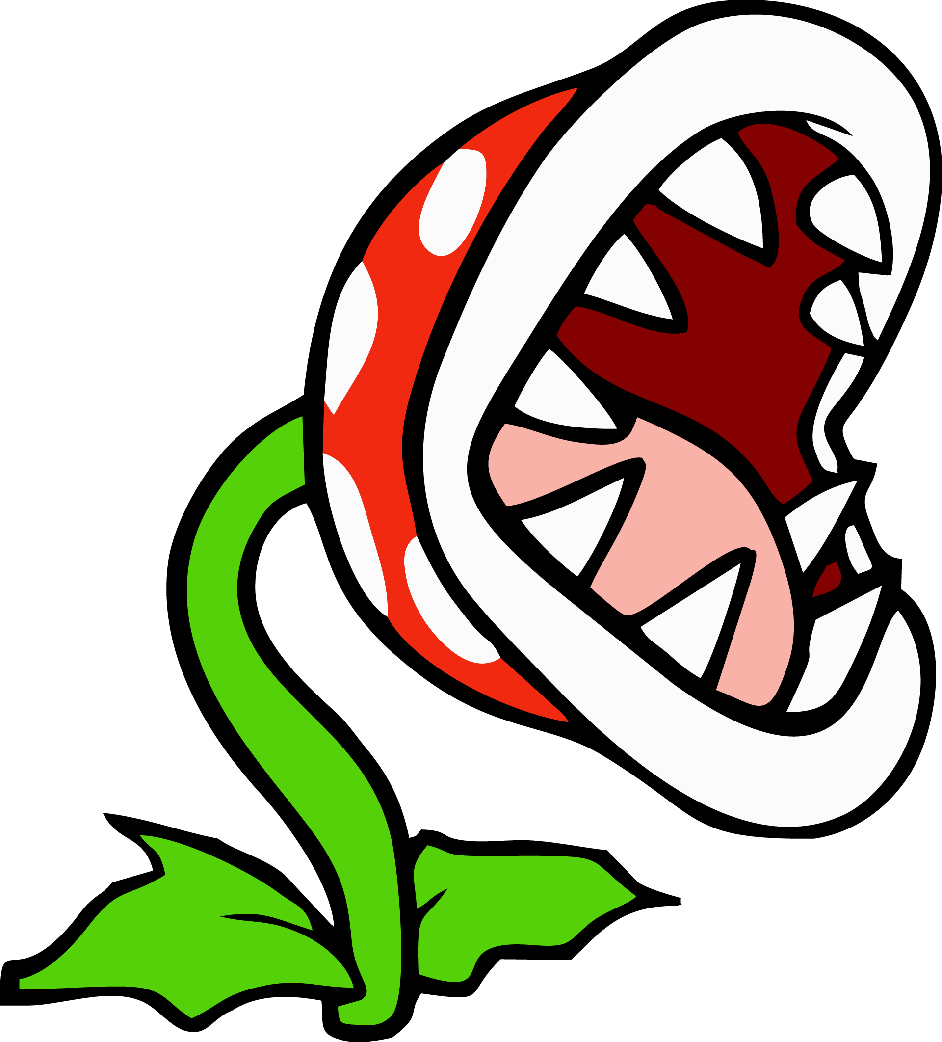 Super Mario Piranha Plant Logo PNG, SVG, AI Vector – Free Download