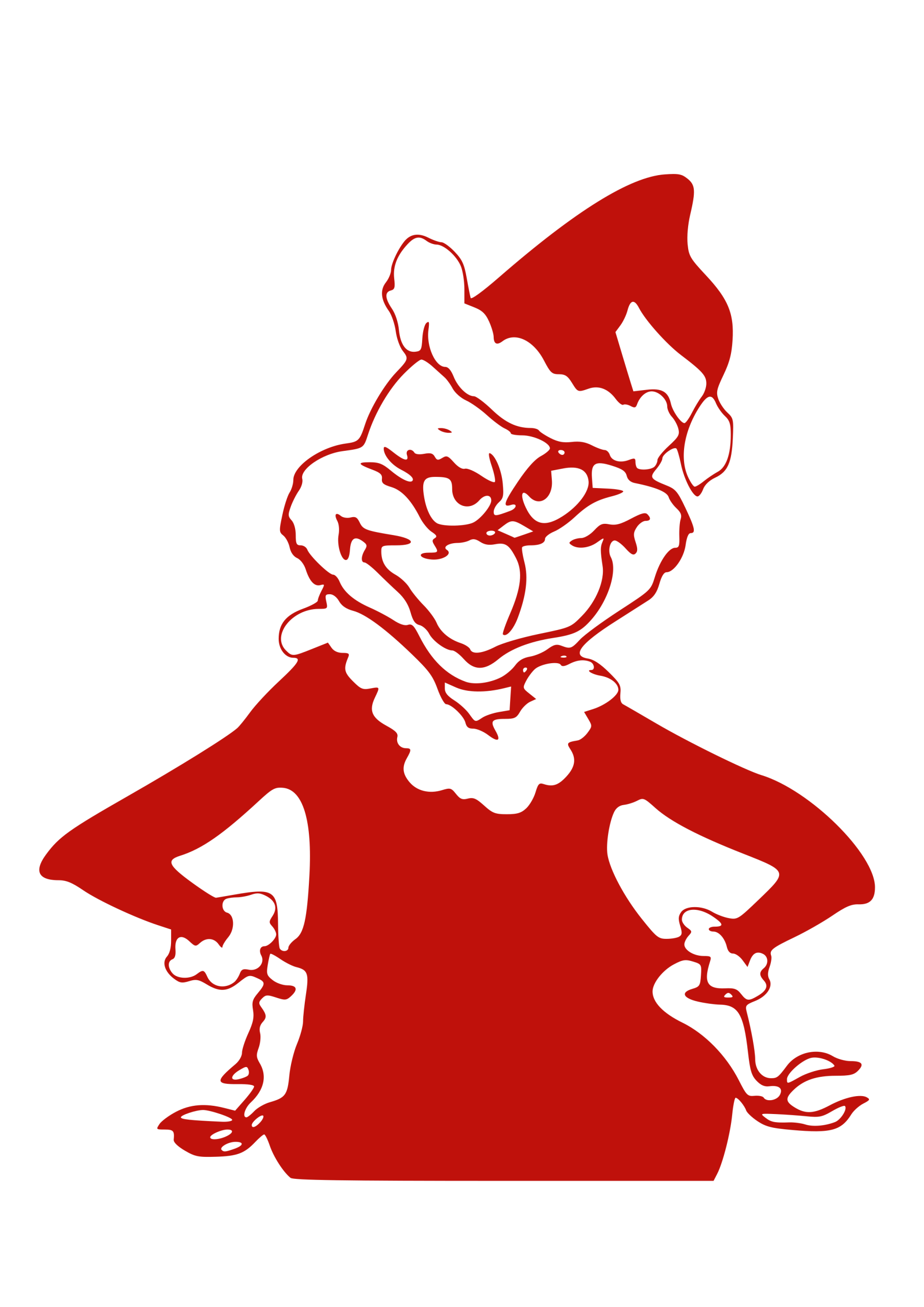 Grinch Christmas Logo PNG, SVG, AI Vector – Free Download