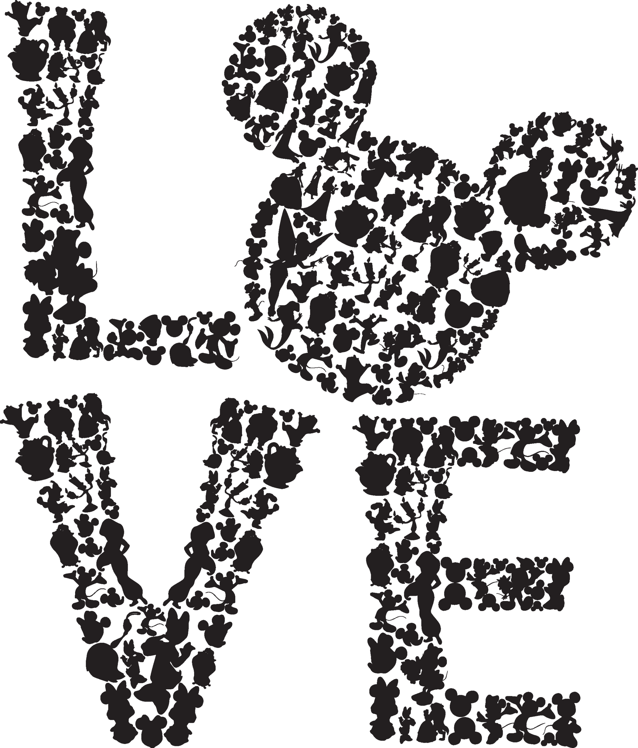 Mickey Mouse Love 2 Logo PNG, SVG, AI Vector – Free Download