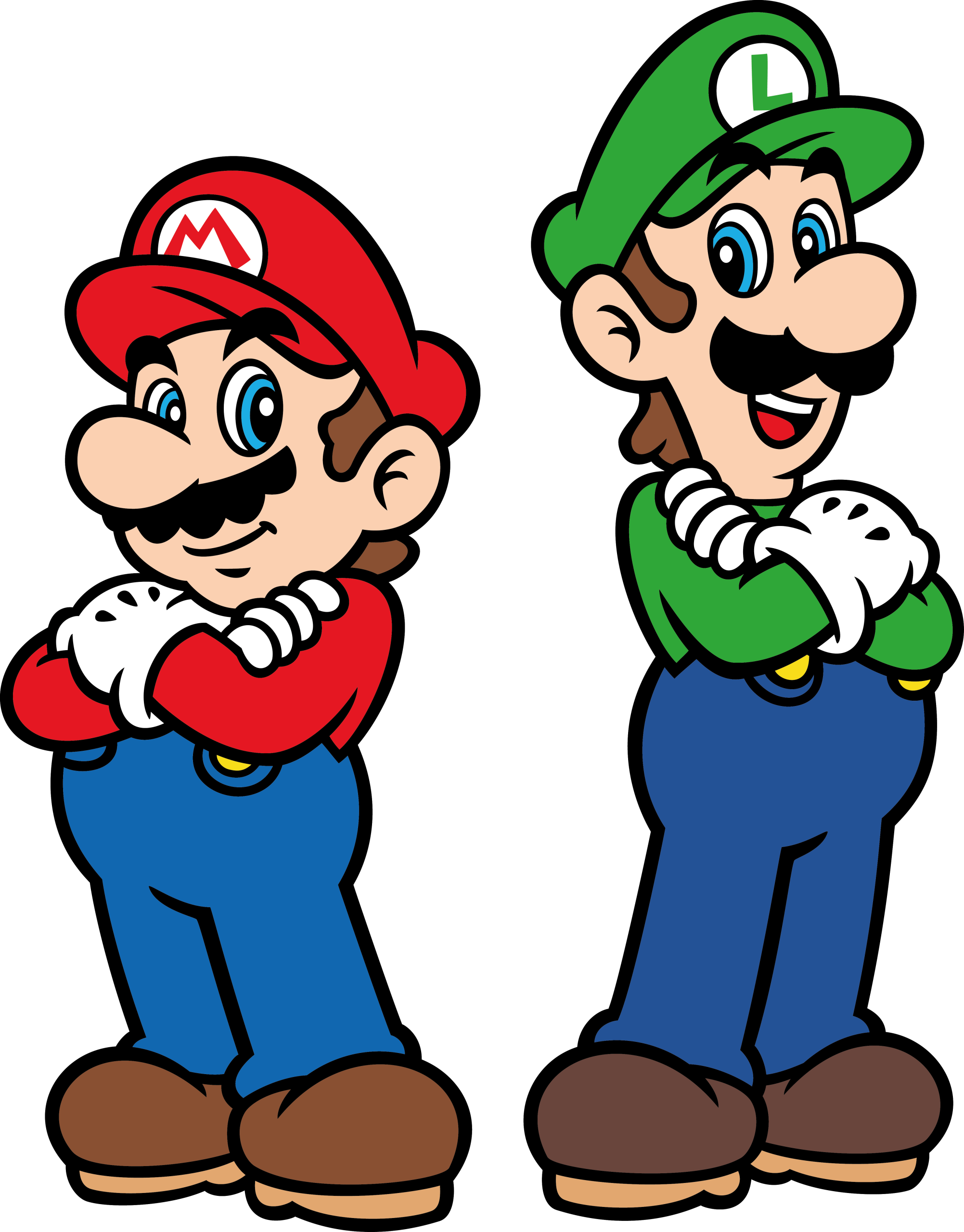 Super Mario and Luigi 2 Logo PNG, SVG, AI Vector – Free Download