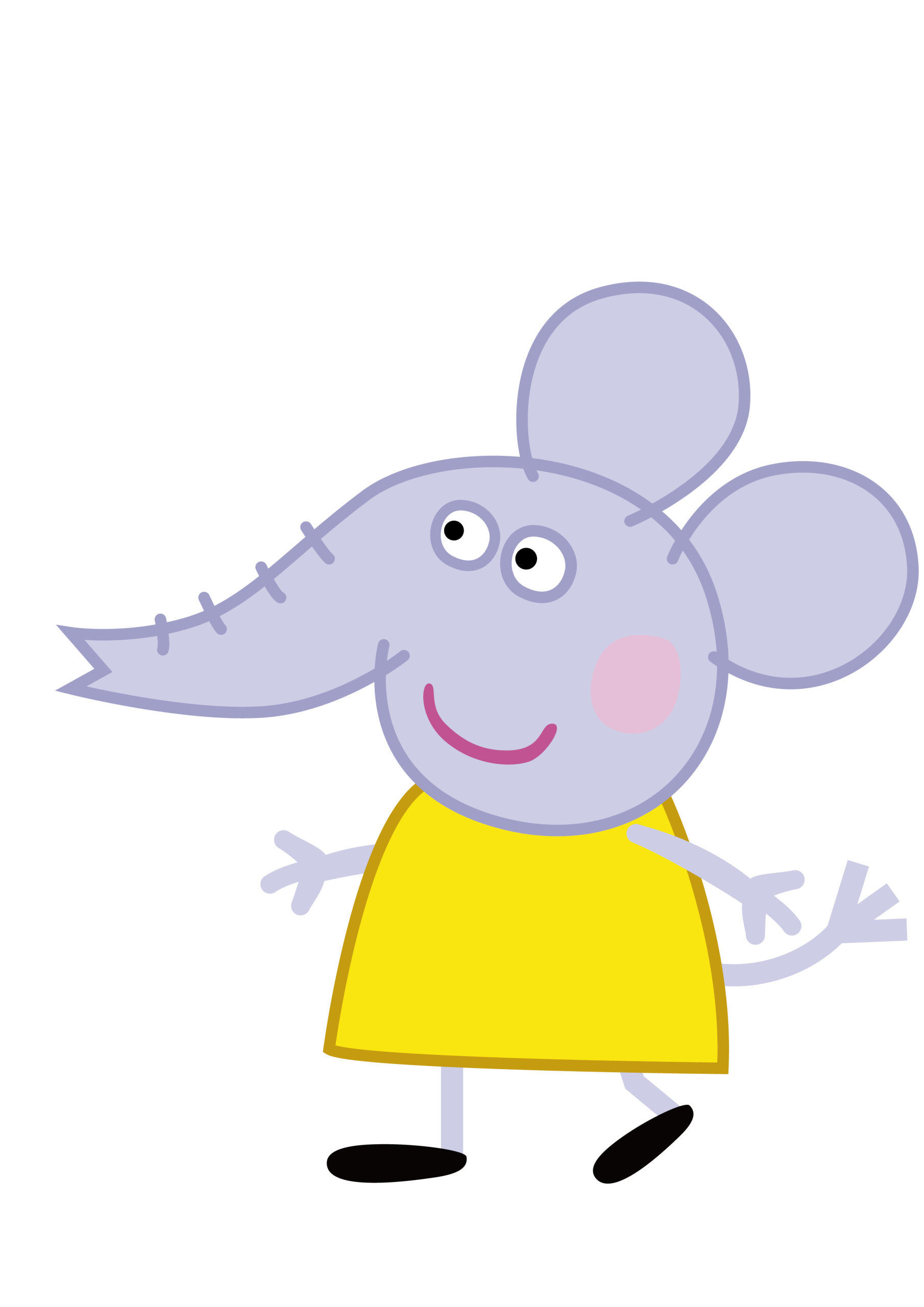 Peppa Pig Edmond Elephant 3 Logo PNG (Transparent) SVG AI – Free Download