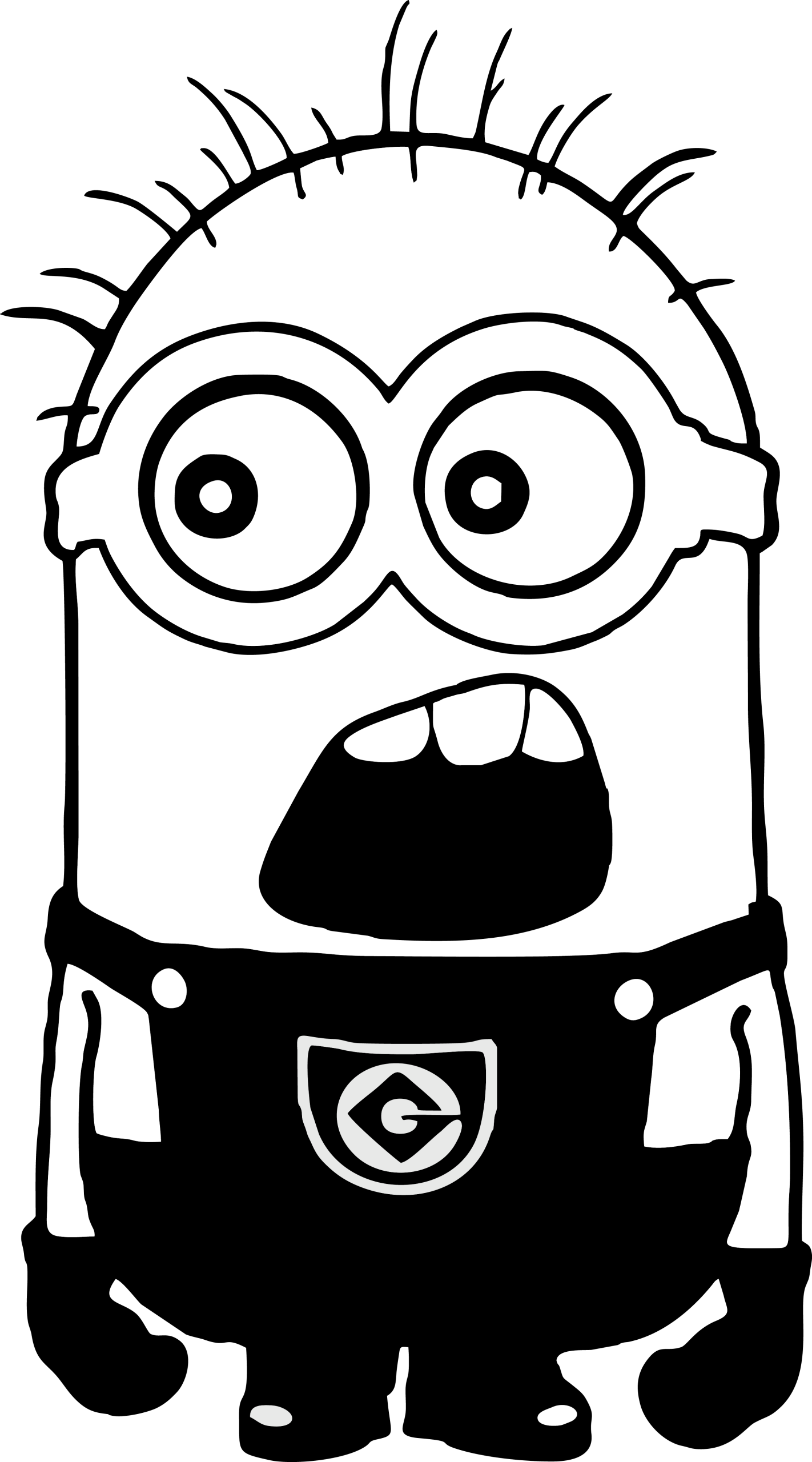 Minions Phil Shocked Template Logo PNG, SVG, AI Vector – Free Download
