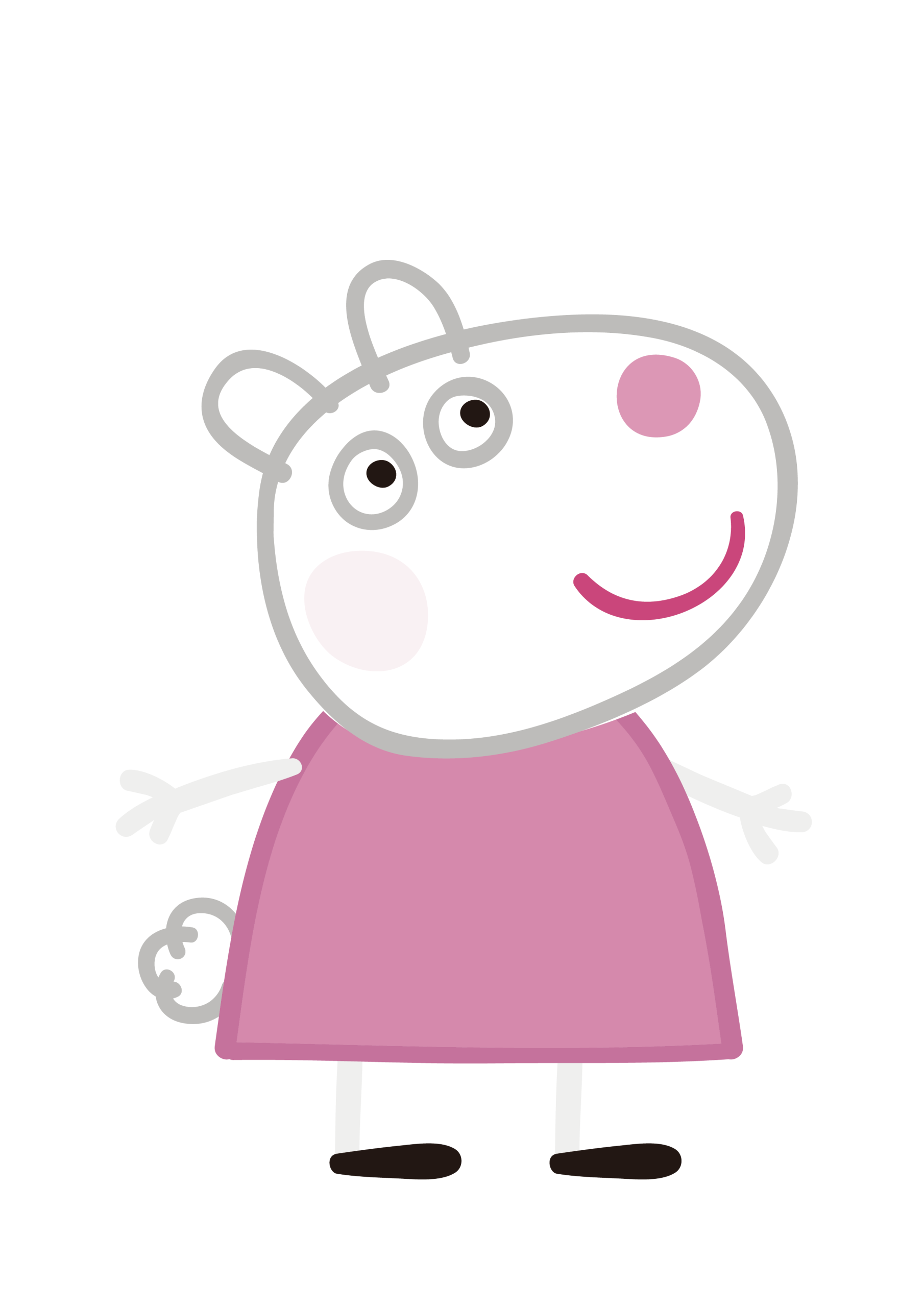 Peppa Pig Suzy Sheep 7 Logo PNG (Transparent) SVG AI – Free Download