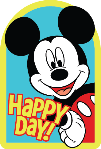 Mickey Mouse Happy Day Logo PNG, SVG, AI Vector – Free Download