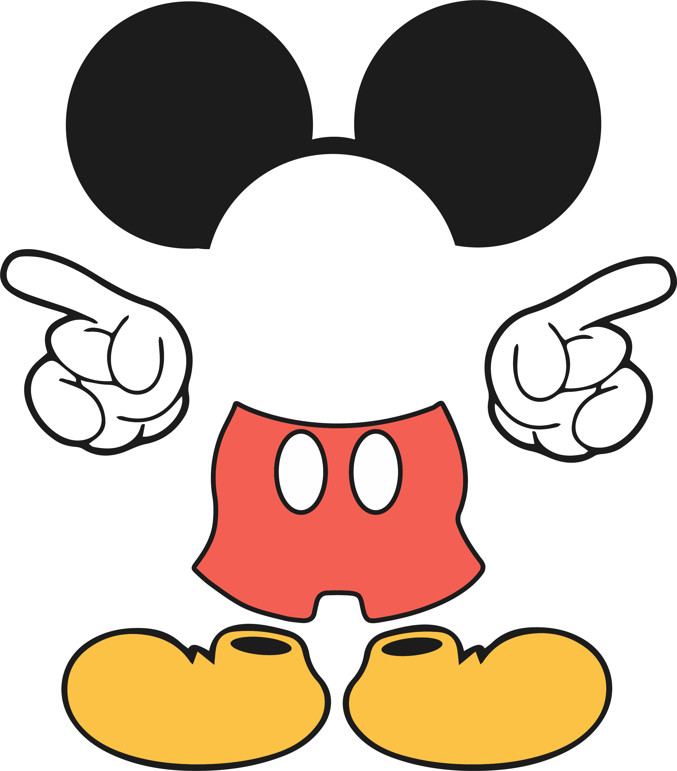 Mickey Mouse Clothing Logo PNG, SVG, AI Vector – Free Download