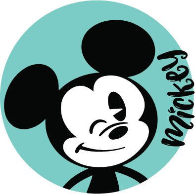 Mickey Mouse Blue Logo PNG, SVG, AI Vector – Free Download