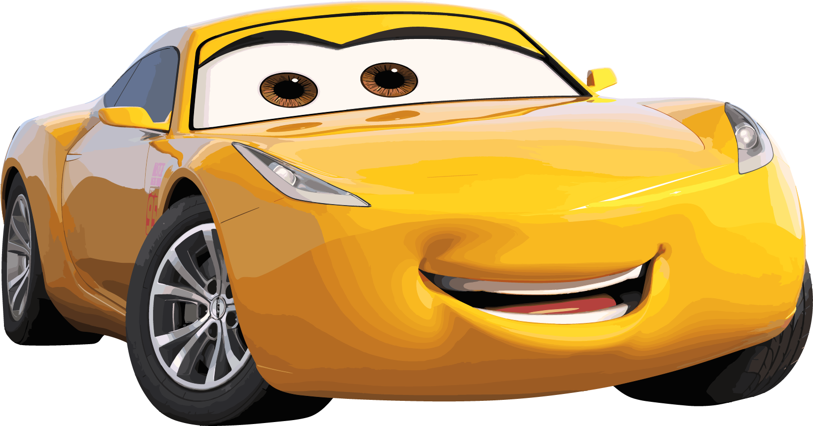 Cars Cruz Ramirez Happy Logo PNG, SVG, AI Vector – Free Download