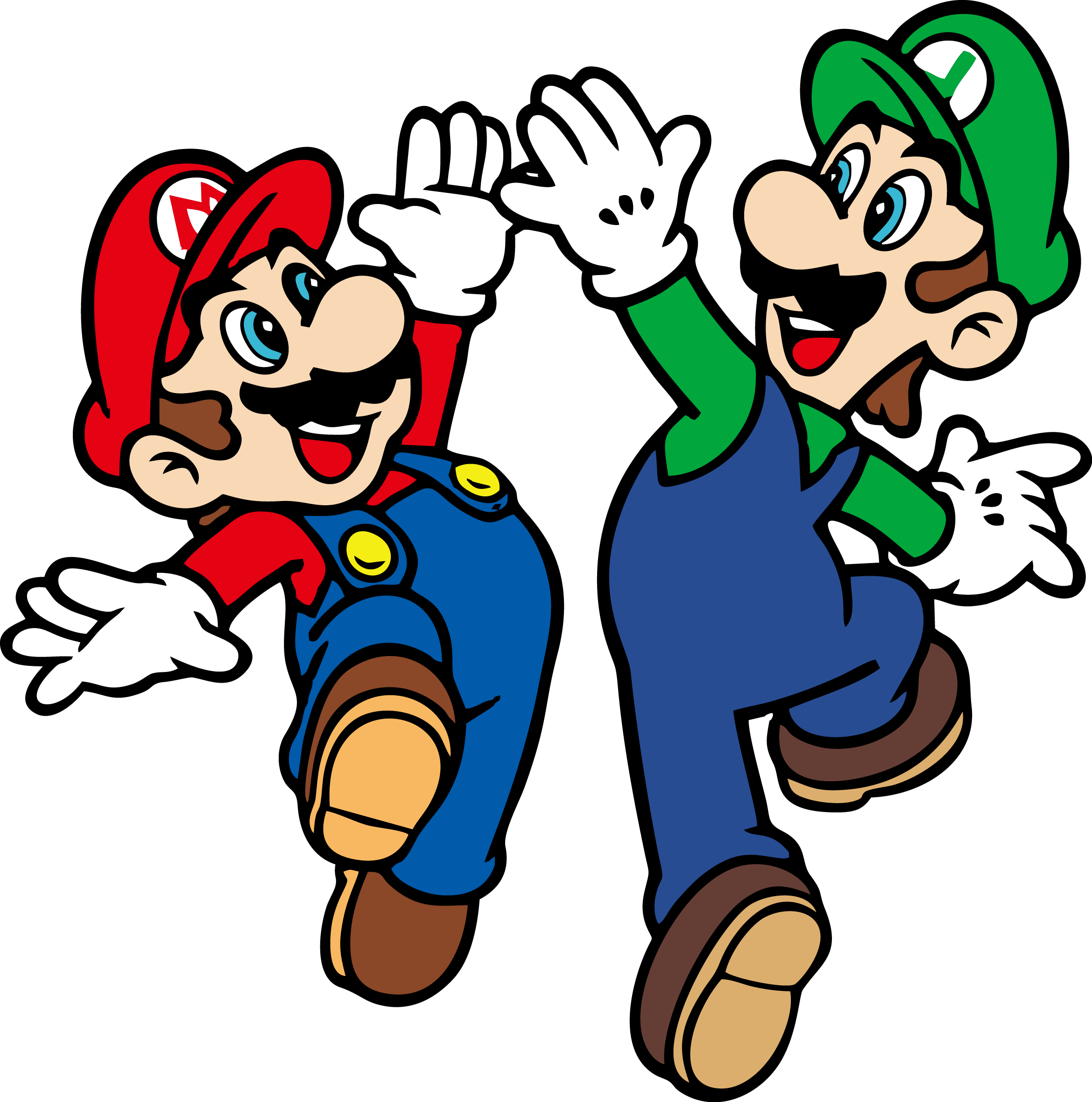 Super Mario and Luigi Logo PNG (Transparent) SVG AI – Free Download