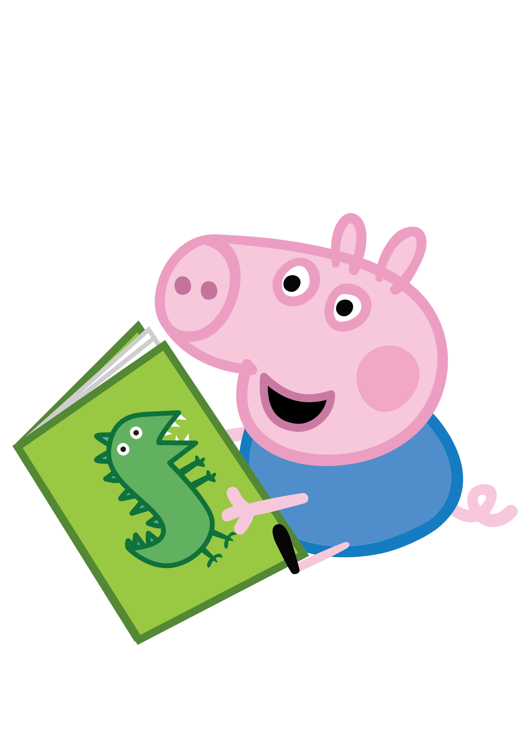 Peppa Pig George Pig Logo PNG (Transparent) SVG AI – Free Download