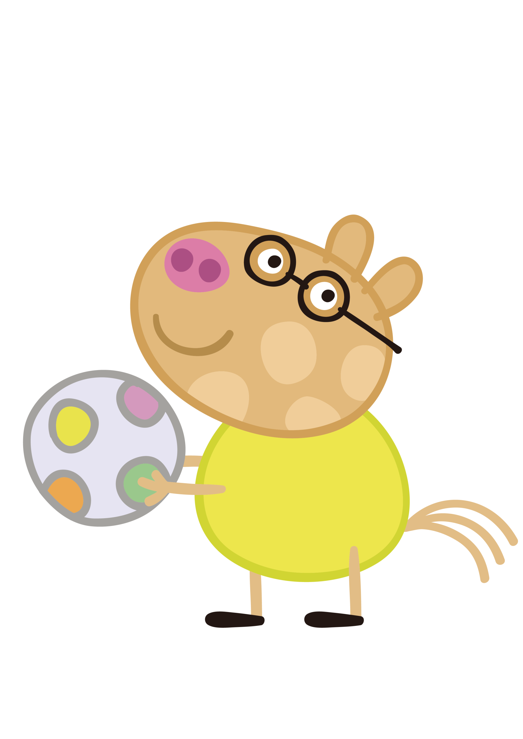 Peppa Pig Pedro Pony Logo PNG (Transparent) SVG AI – Free Download