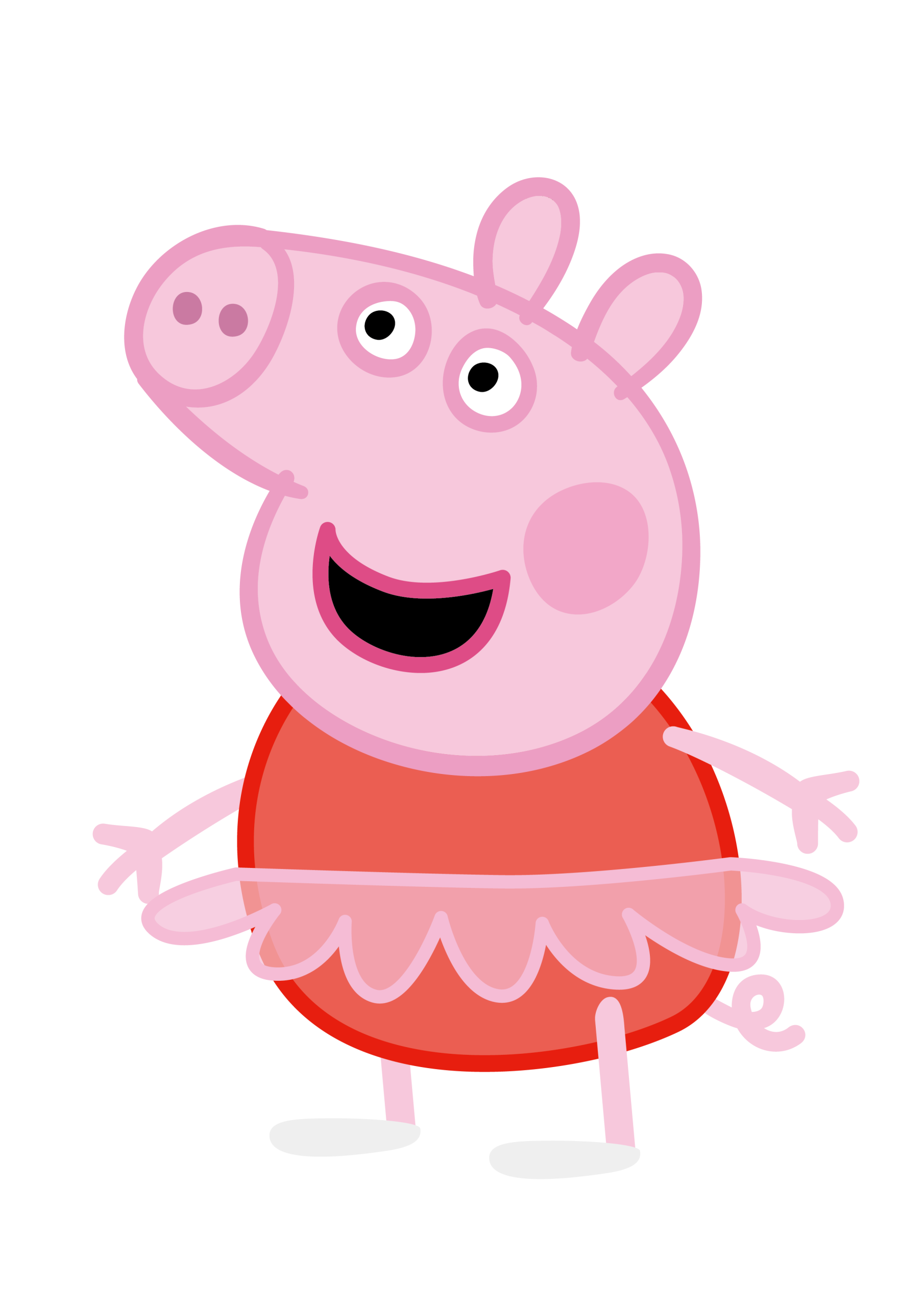 Peppa Pig Swimsuit Logo PNG, SVG, AI Vector – Free Download