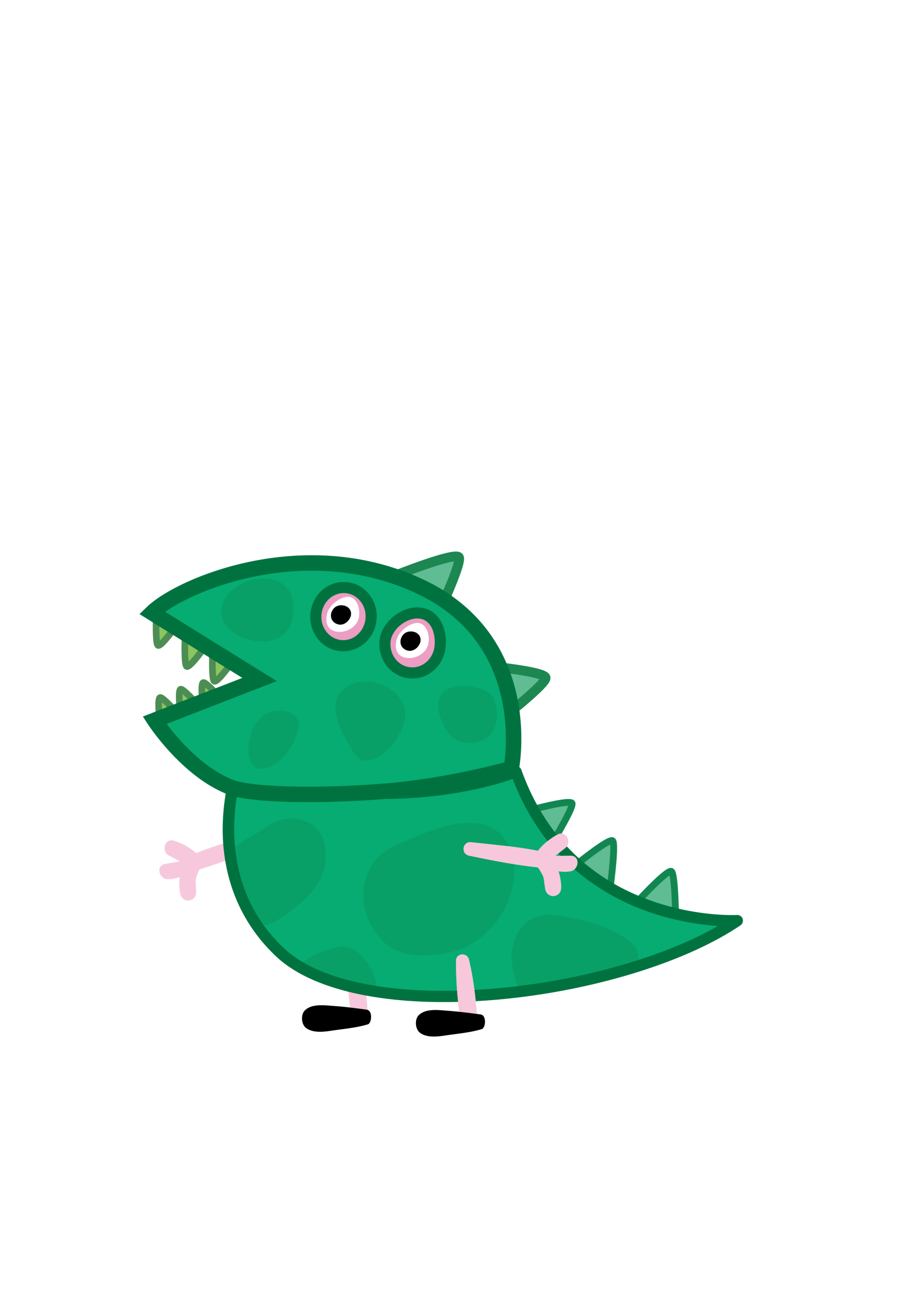 Peppa Pig Mr. Dinosaur Logo PNG, SVG, AI Vector – Free Download