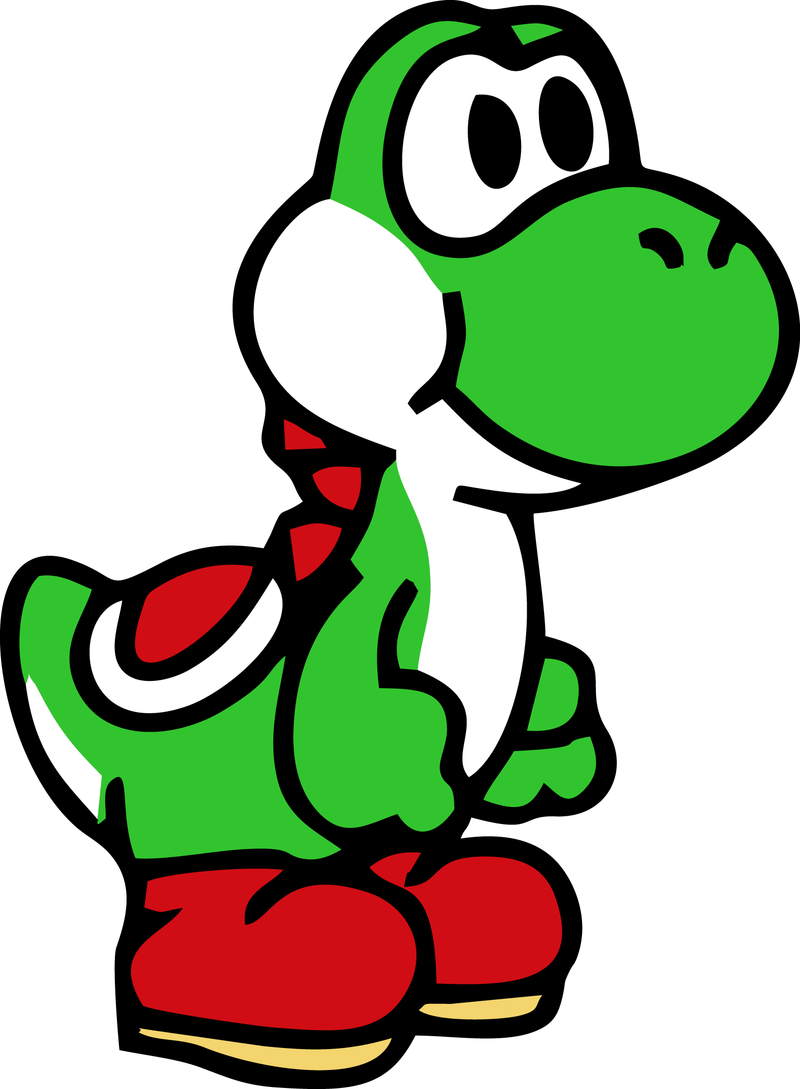 Super Mario Yoshi Logo PNG (Transparent) SVG AI – Free Download