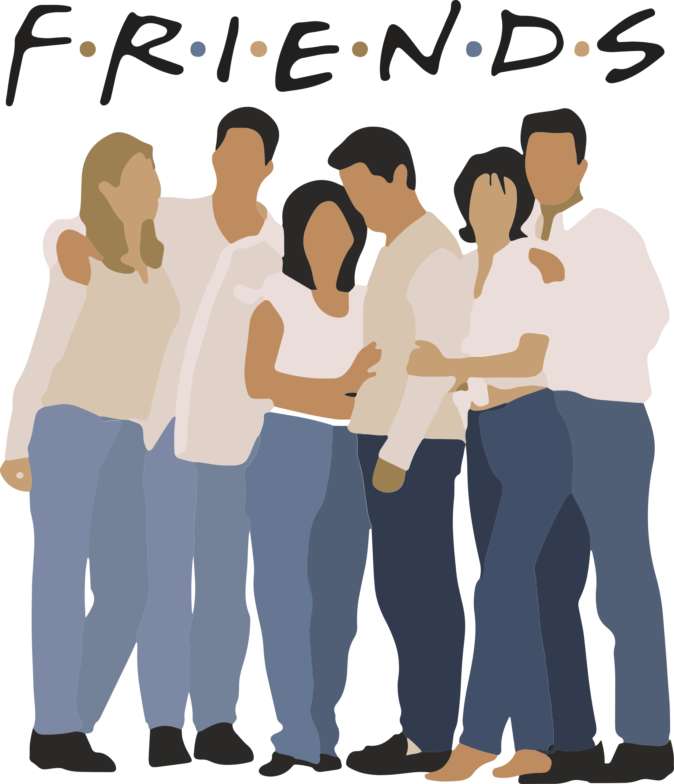 Friends Together 4 Logo PNG, SVG, AI Vector – Free Download