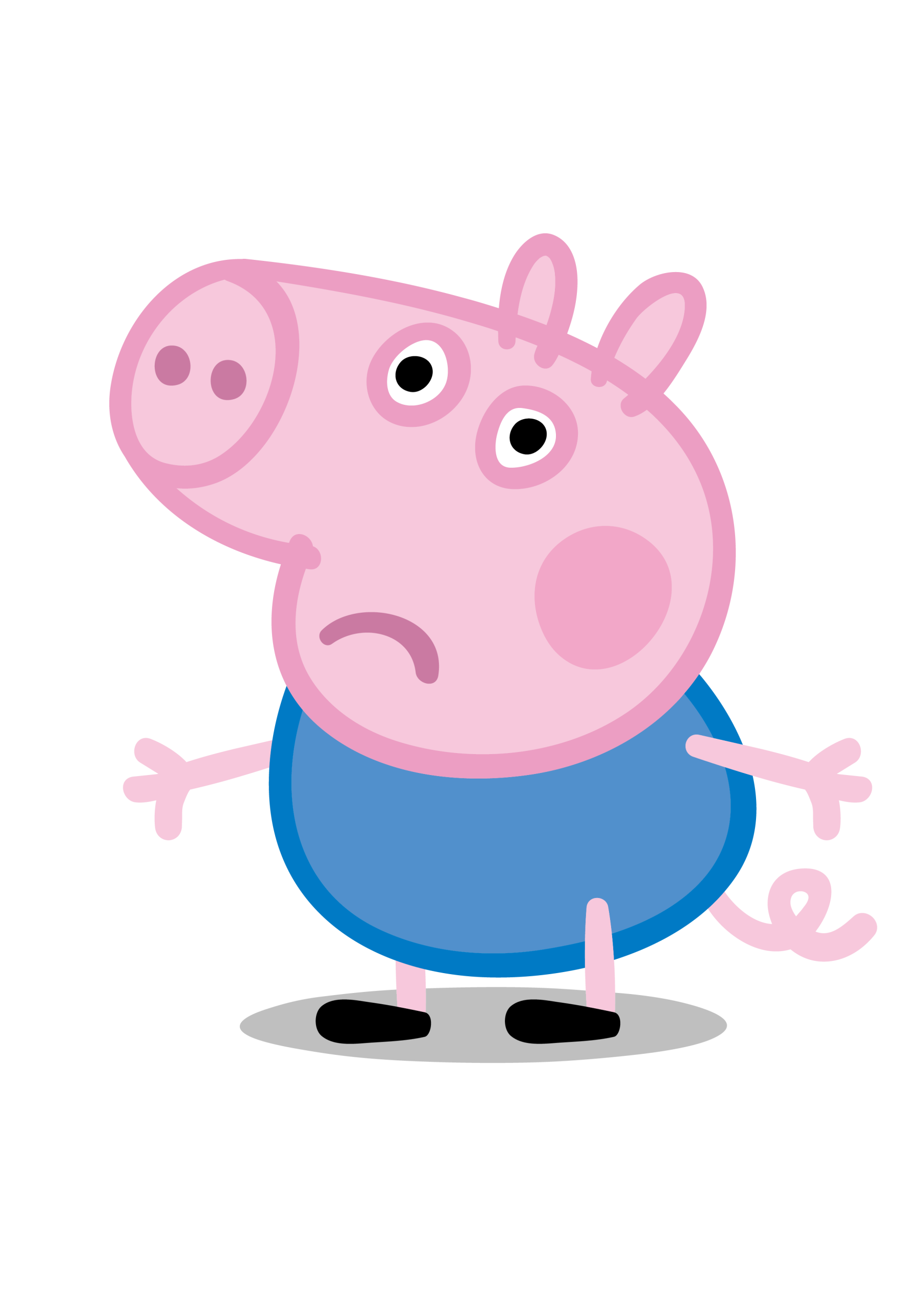 Peppa Pig George Pig 7 Logo PNG, SVG, AI Vector – Free Download