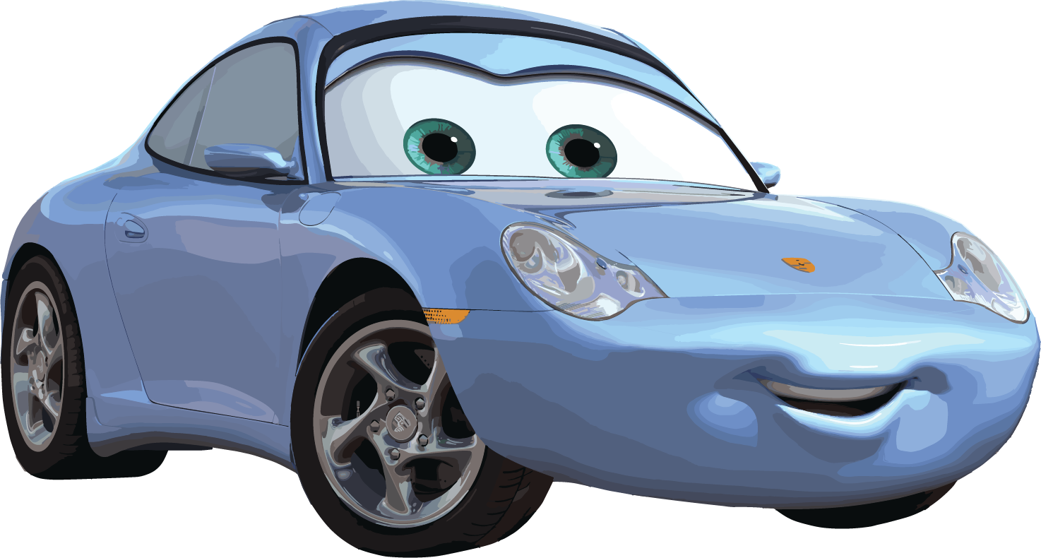 Disney Pixer Cars Sally Carrera Logo PNG, SVG, AI Vector – Free Download