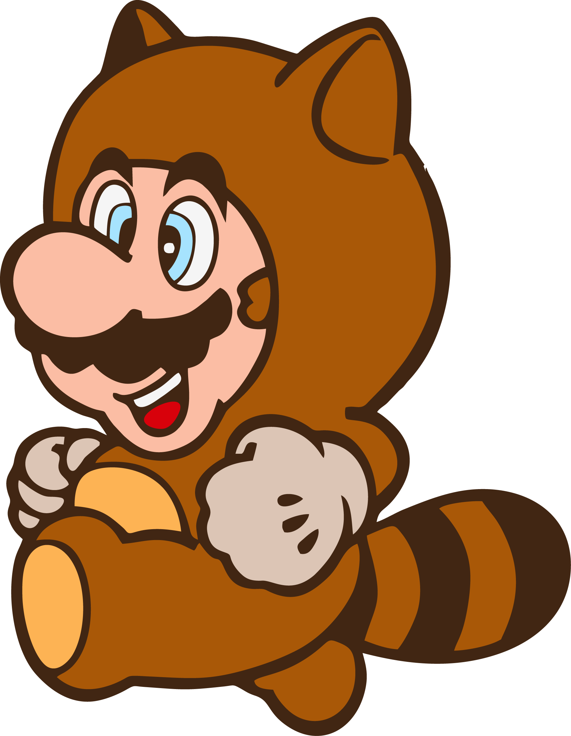 Super Mario Tanooki Logo PNG (Transparent) SVG AI – Free Download