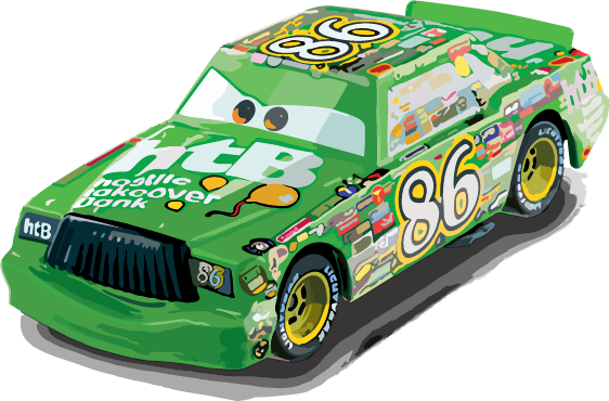 Disney Pixer Cars Chick Hicks Logo PNG, SVG, AI Vector – Free Download